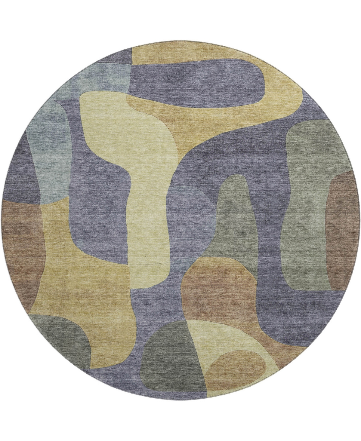 Click here for Addison Mayfield AMF1867 8 x 8 Round Area Rug - Pu... prices