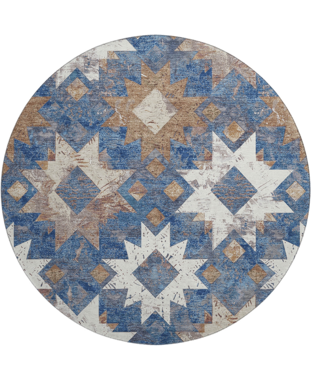 Click here for Addison Mayfield AMF1879 8 x 8 Round Area Rug - Bl... prices