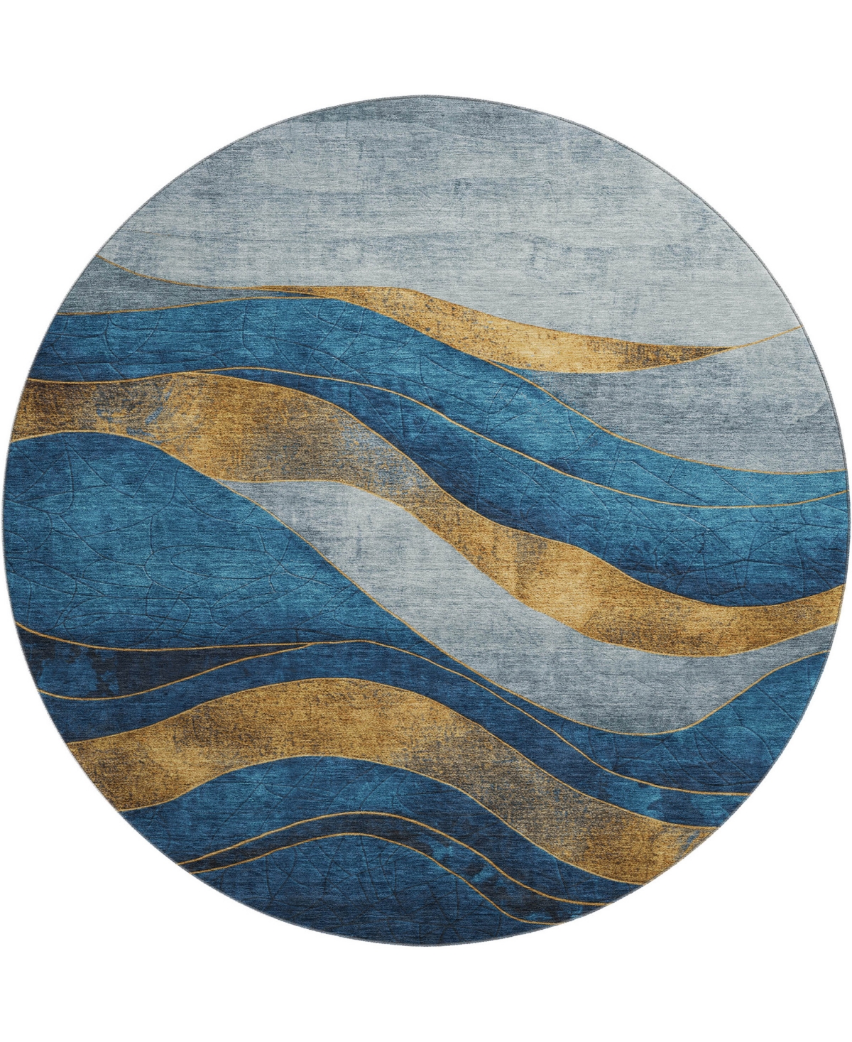 Click here for Addison Mayfield AMF1892 8 x 8 Round Area Rug - Bl... prices