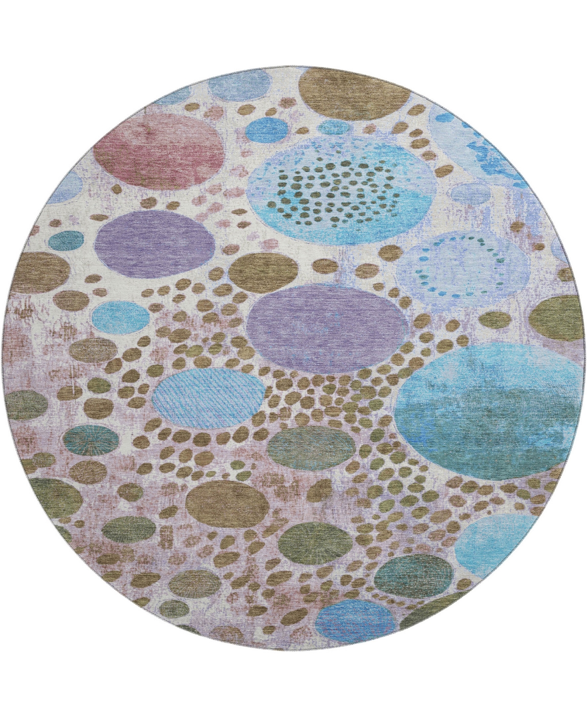 Click here for Addison Mayfield AMF1895 8 x 8 Round Area Rug - Kh... prices