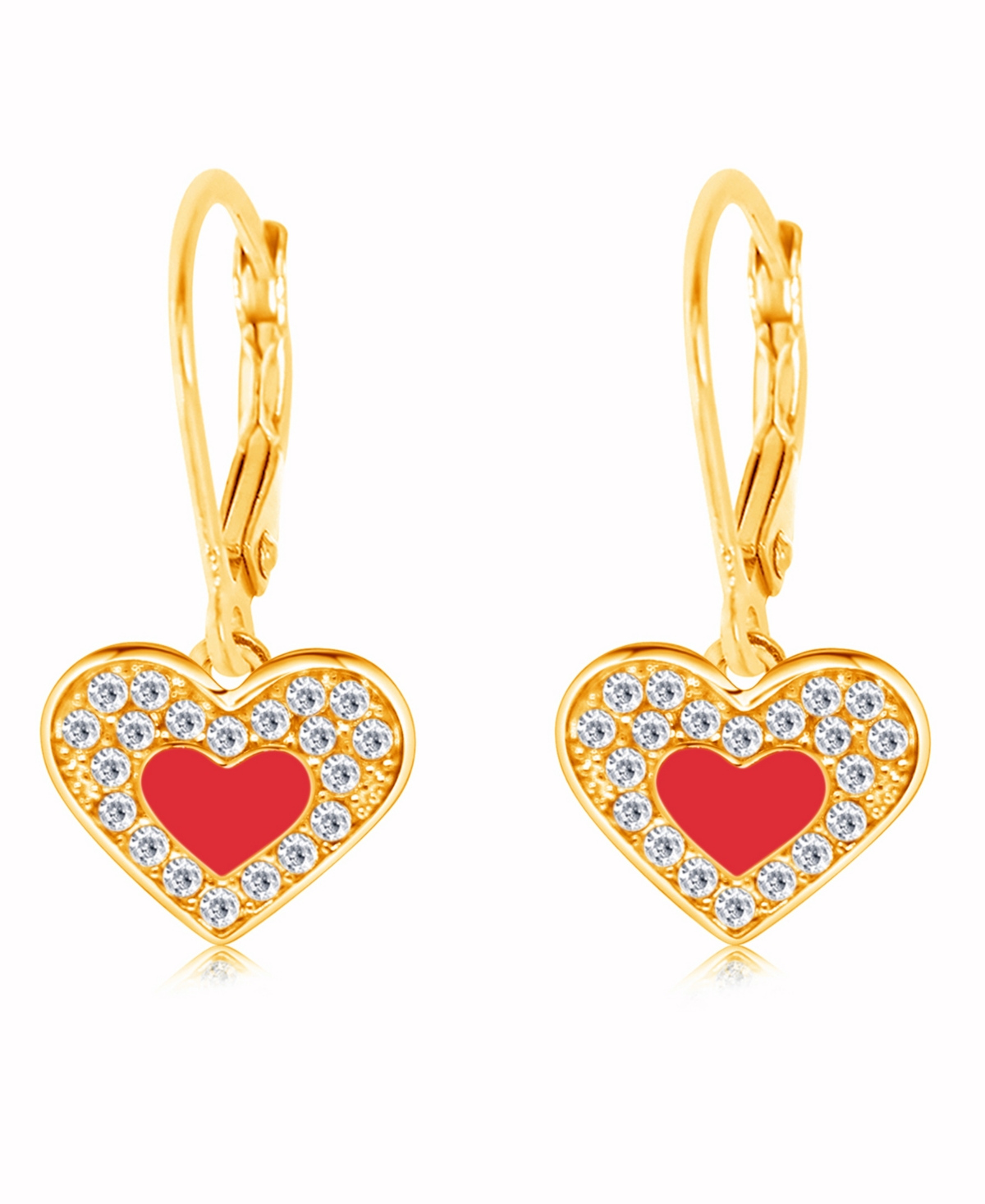 Click here for Chanteur Girls 18K Yellow Gold Plated Heart Hypoal... prices