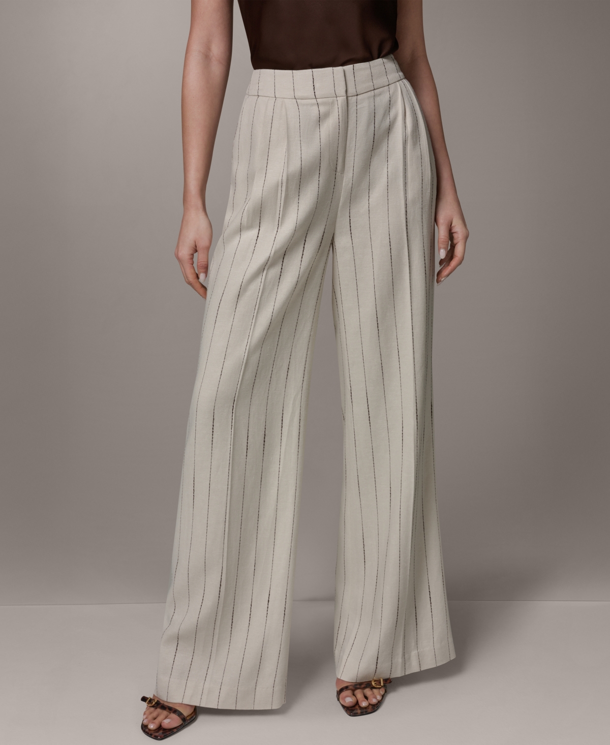 Click here for Donna Karan New York Womens High Rise Wide Leg Pan... prices