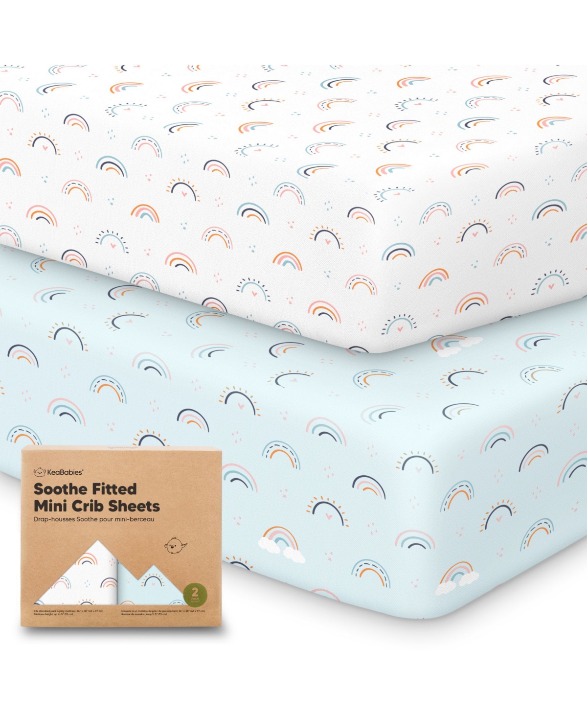 Click here for KeaBabies Mini Crib Sheets for Baby Girls  Boys  2... prices