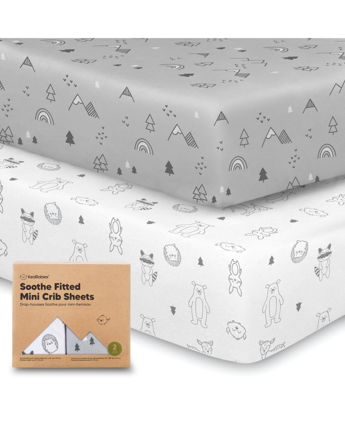 Click here for KeaBabies Mini Crib Sheets for Baby Girls  Boys  2... prices