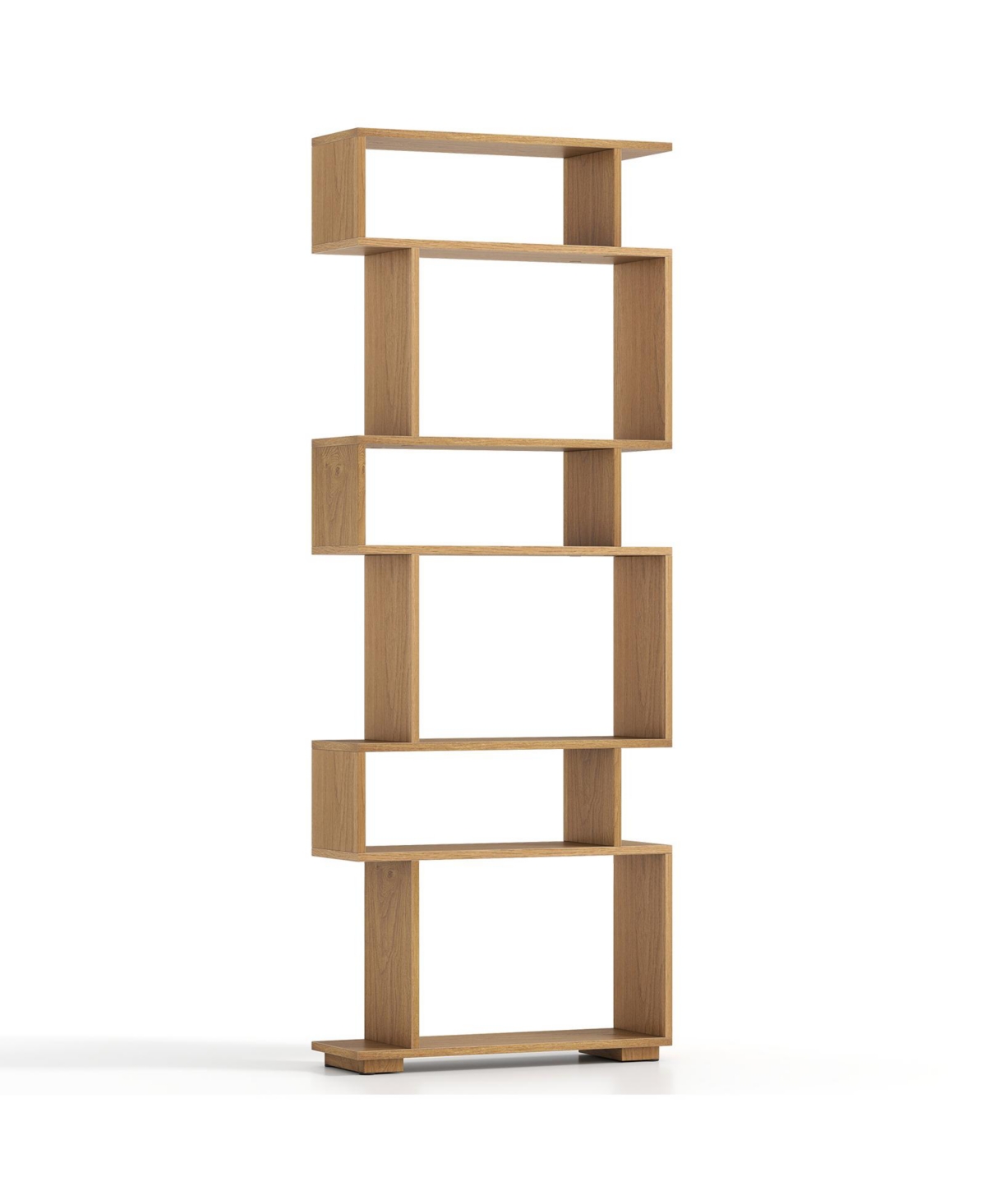 Click here for Sugift Six Tier Geometric Bookshelf with Anti Tipp... prices