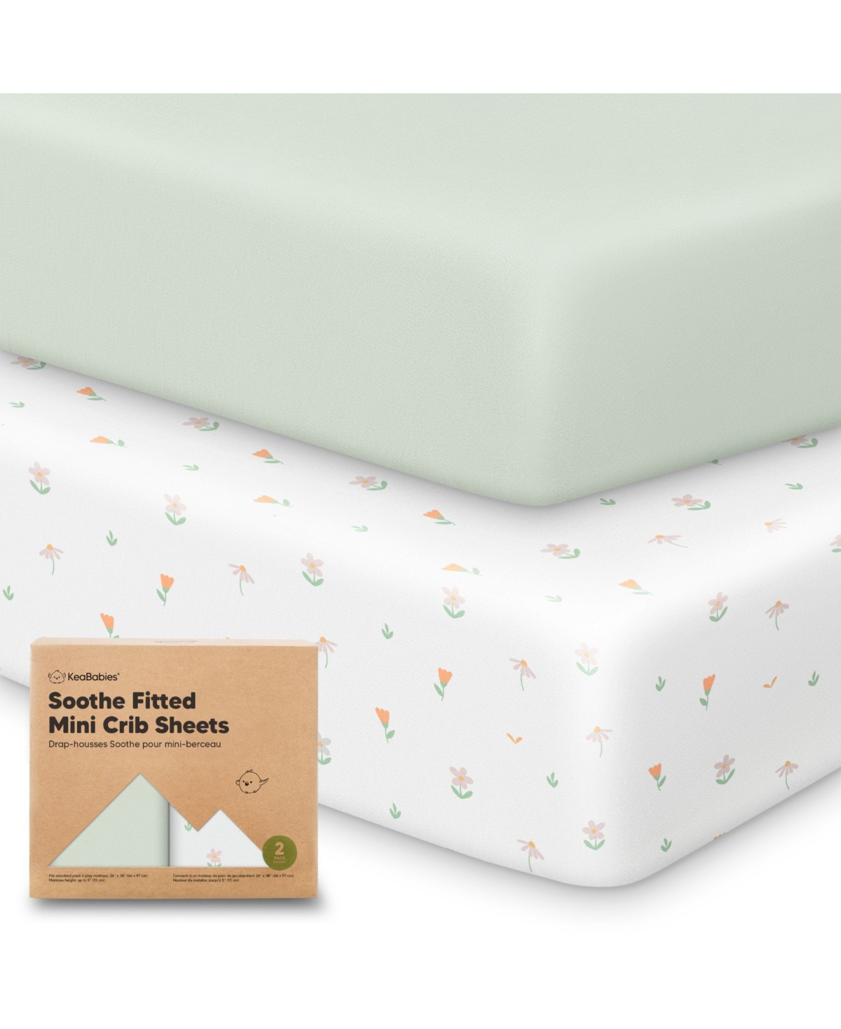 Click here for KeaBabies Mini Crib Sheets for Baby Girls  Boys  2... prices