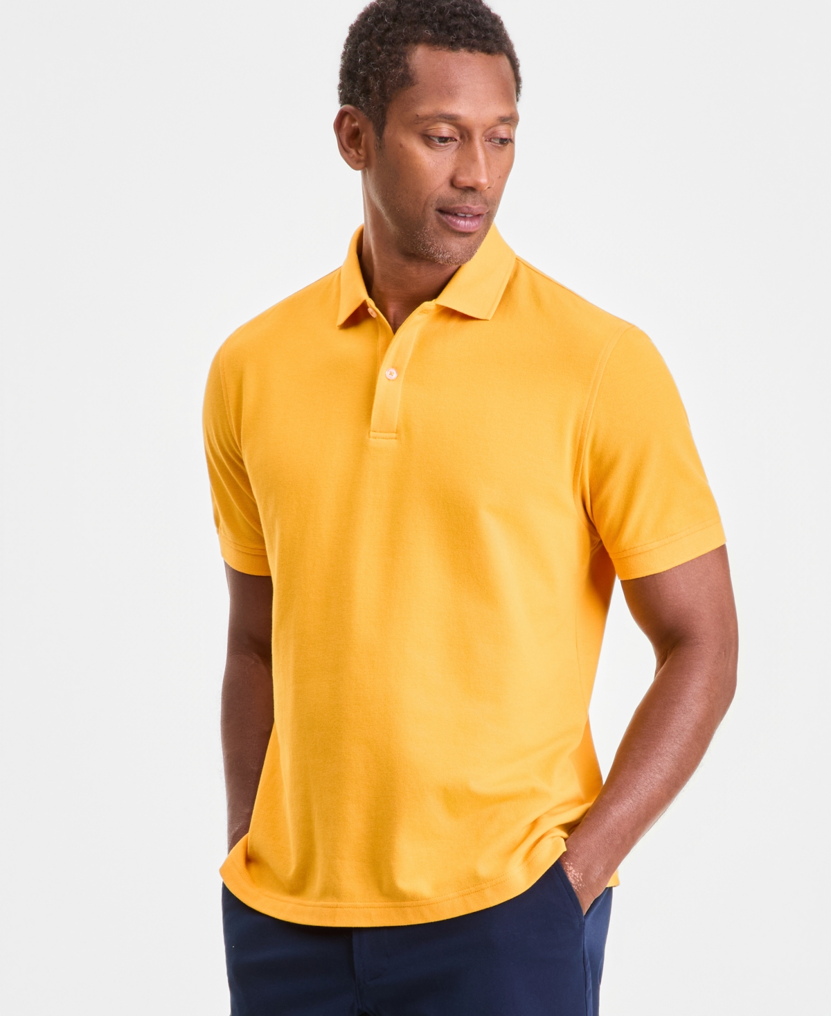 Click here for Club Room Mens Classic Fit Performance Stretch Pol... prices