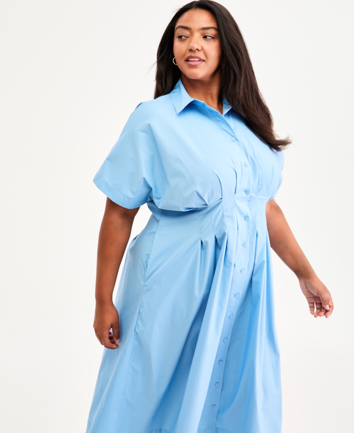 Click here for On 34th Trendy Plus Size Pinstriped Pleated-Waist... prices