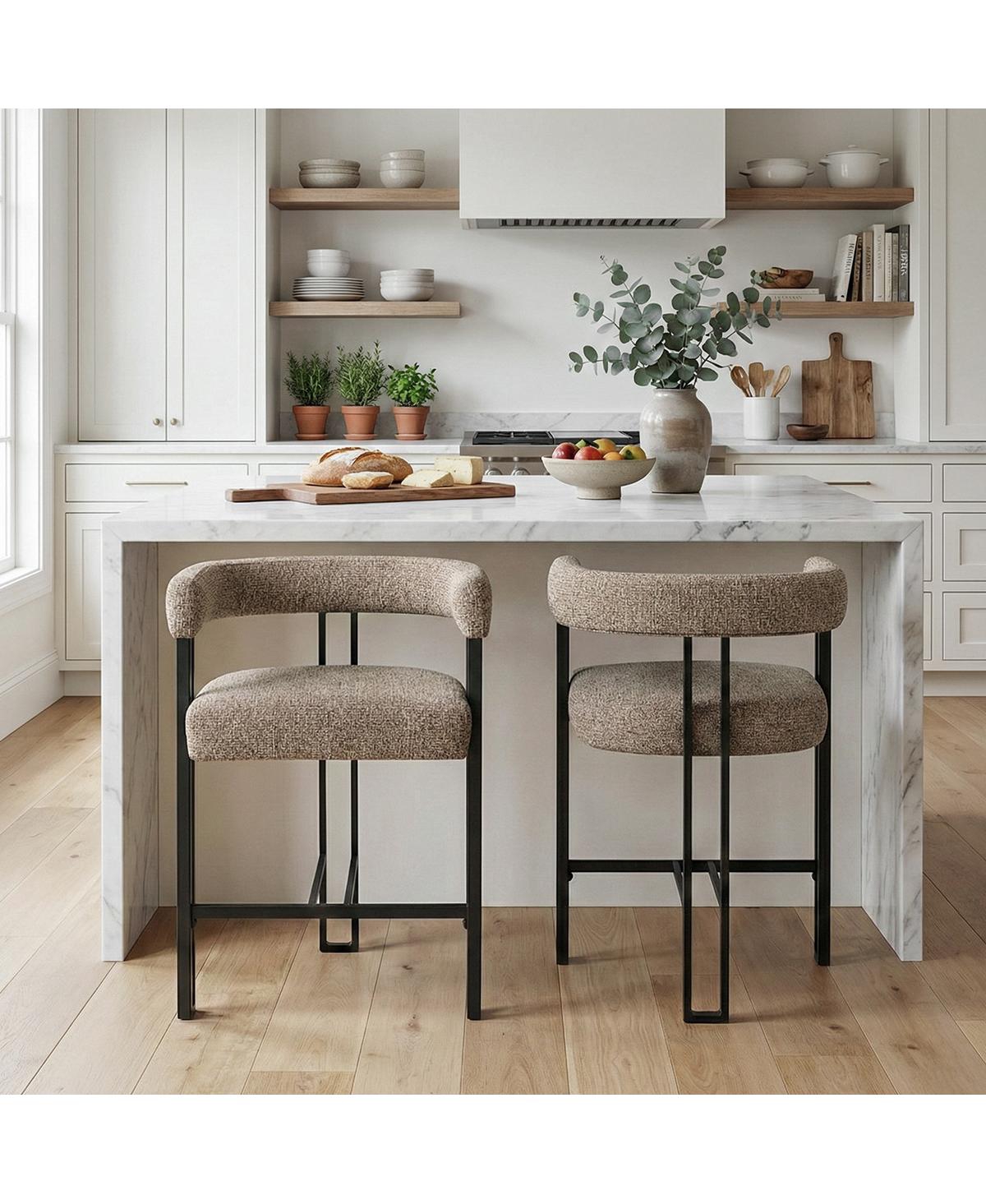 Click here for Maison Boucle 24 Upholstered Counter Height Stools... prices