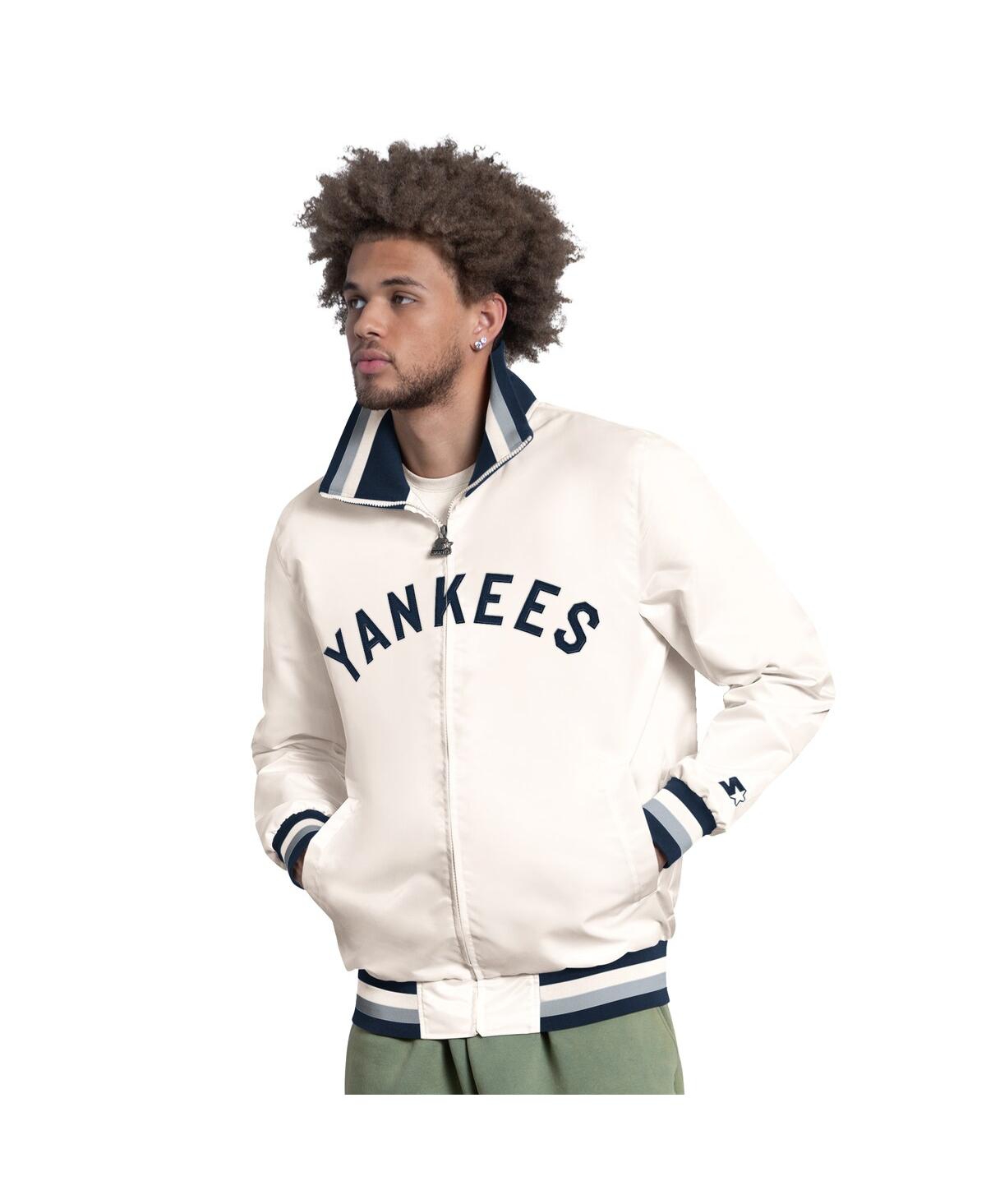 Click here for Starter Mens White New York Yankees The Captain Co... prices