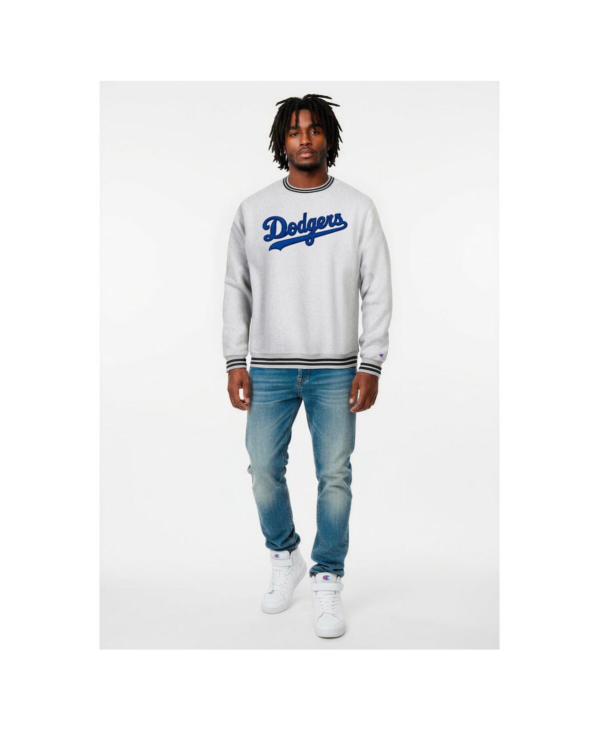 Click here for Champion Mens Heather Gray Los Angeles Dodgers Rev... prices