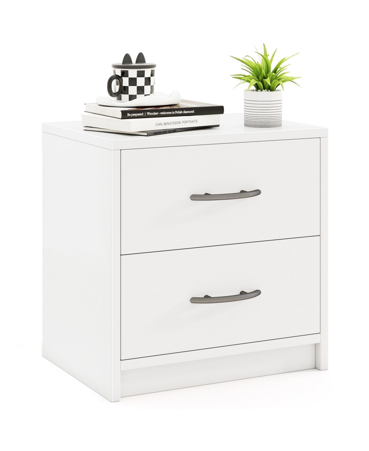 Click here for Gouun Compact 2-Drawer Nightstand for Bedroom and... prices