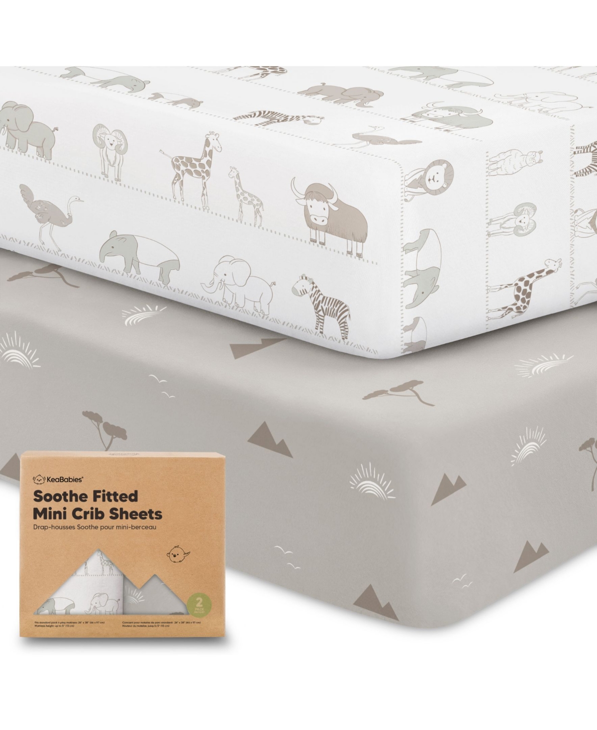 Click here for KeaBabies Mini Crib Sheets for Baby Girls  Boys  2... prices