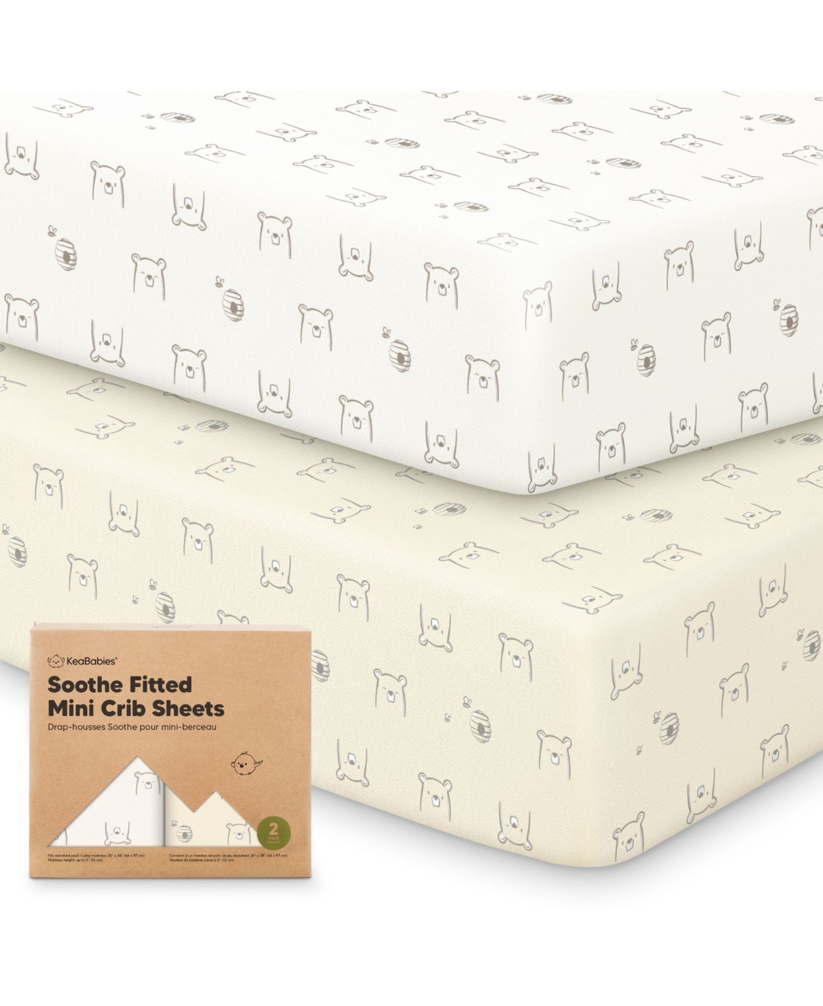 Click here for KeaBabies Mini Crib Sheets for Baby Girls  Boys  2... prices