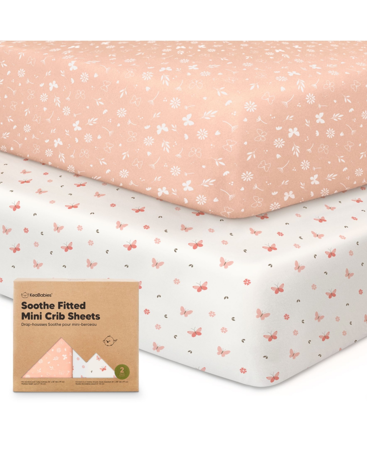 Click here for KeaBabies Mini Crib Sheets for Baby Girls  Boys  2... prices