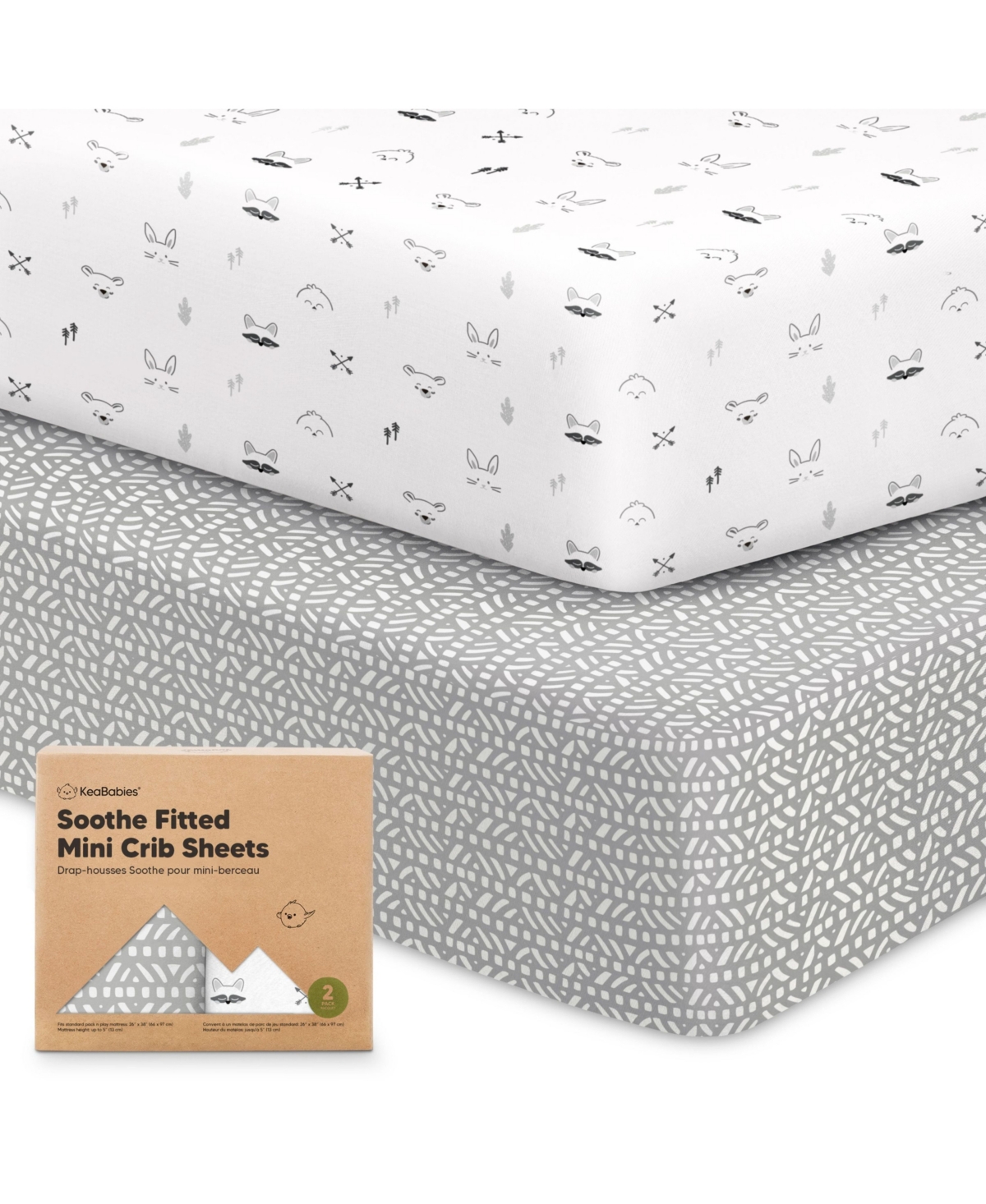 Click here for KeaBabies Mini Crib Sheets for Baby Girls  Boys  2... prices
