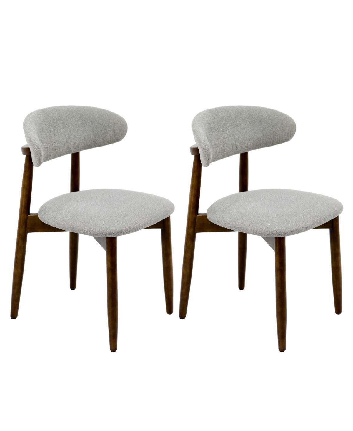 Click here for Streamdale Furniture Fabric Dining Chairs Set of 2... prices