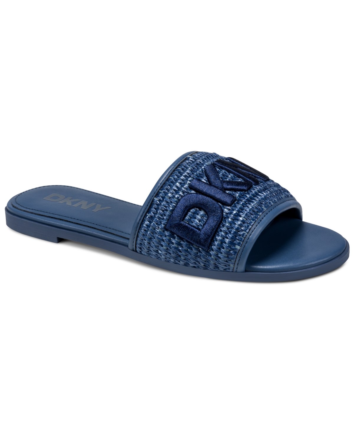 Click here for Dkny Womens Winslet Slide Flat Sandals - Dark Blue prices