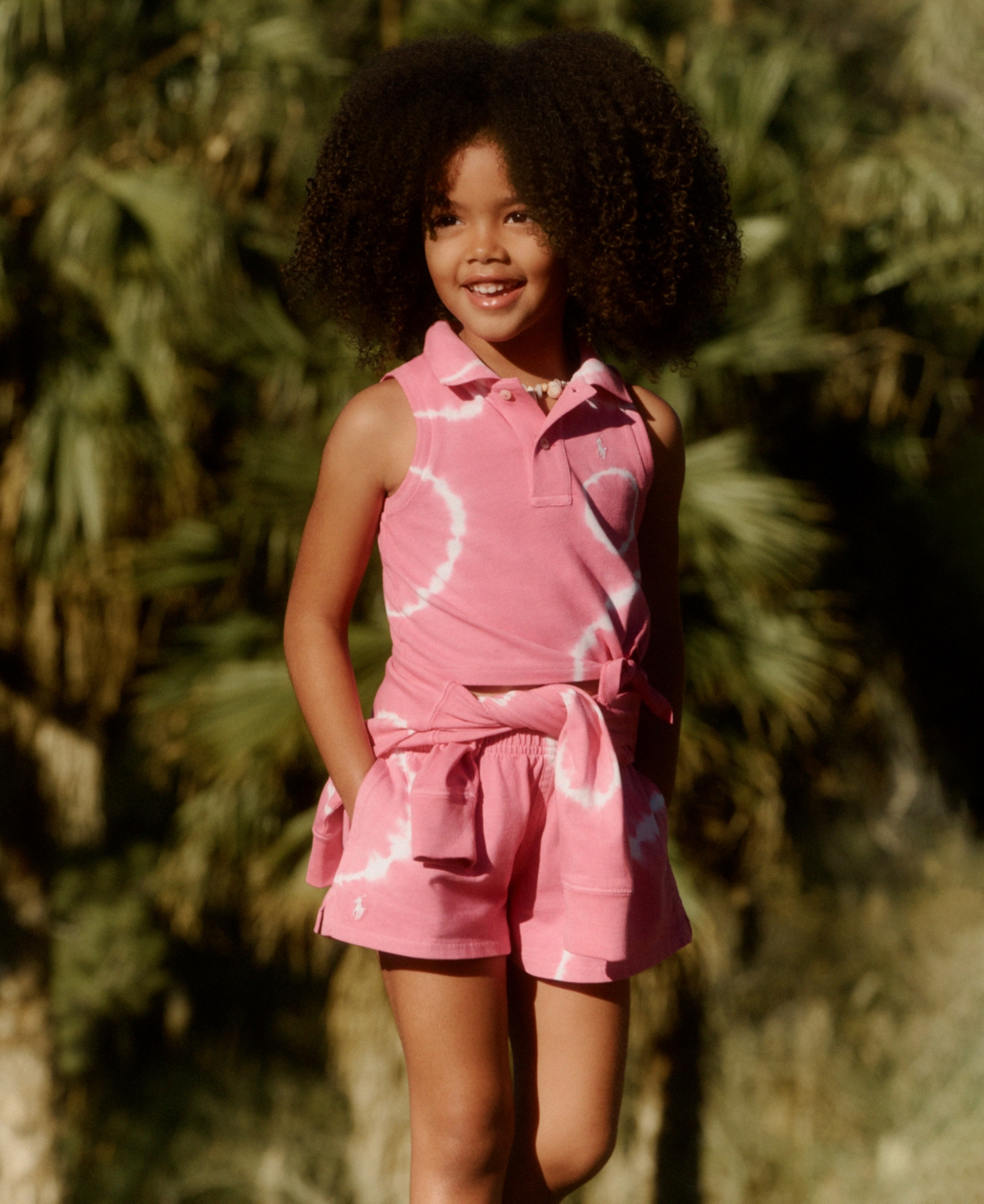 Click here for Polo Ralph Lauren Girls 2T-6X Tie-Dye Faux-Wrap Me... prices