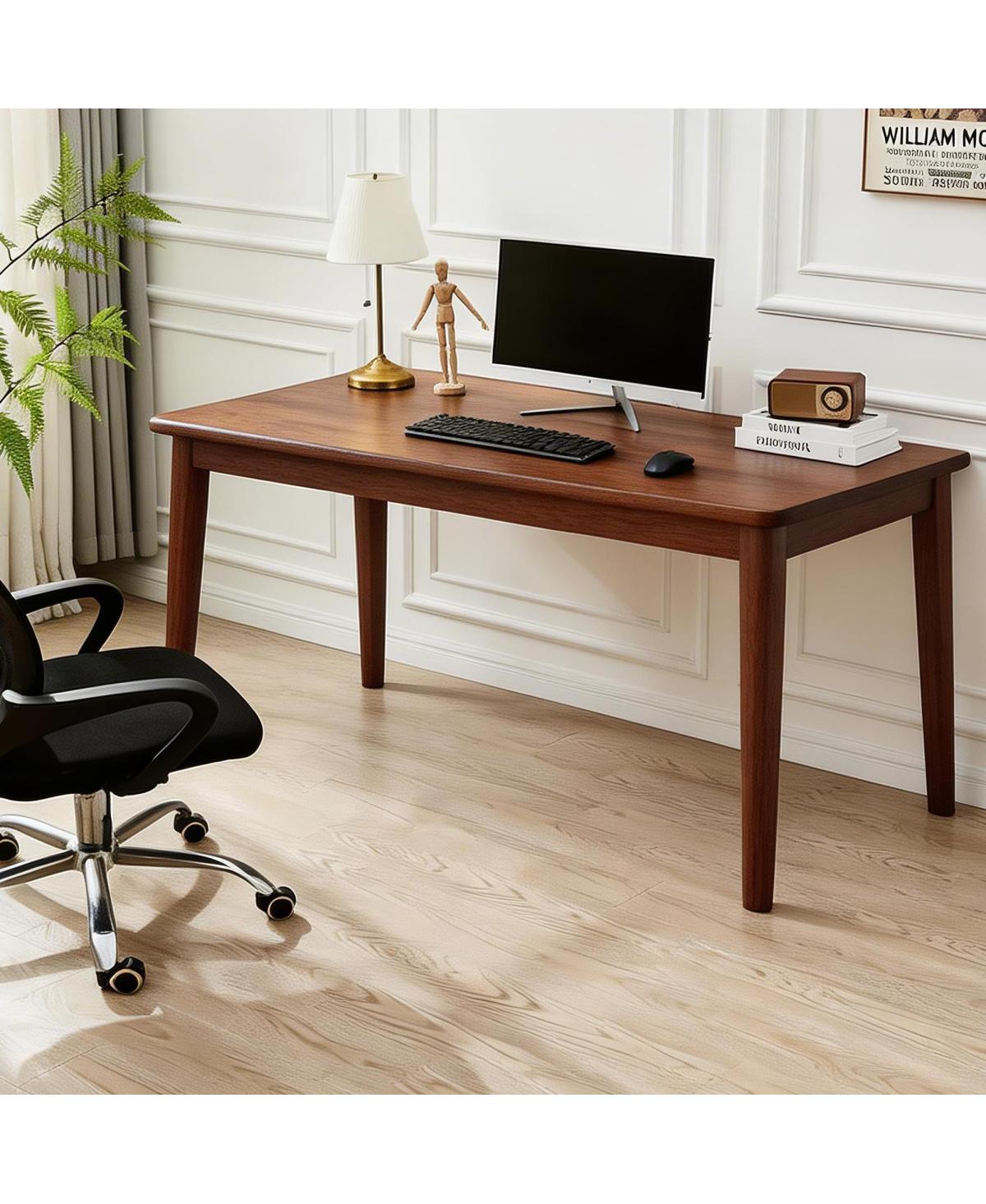 Click here for Streamdale Furniture Mid-Century Solid Wood Desk -... prices