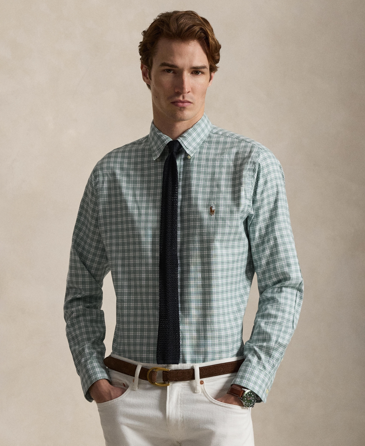 Click here for Polo Ralph Lauren Mens Classic-Fit Performance Oxf... prices