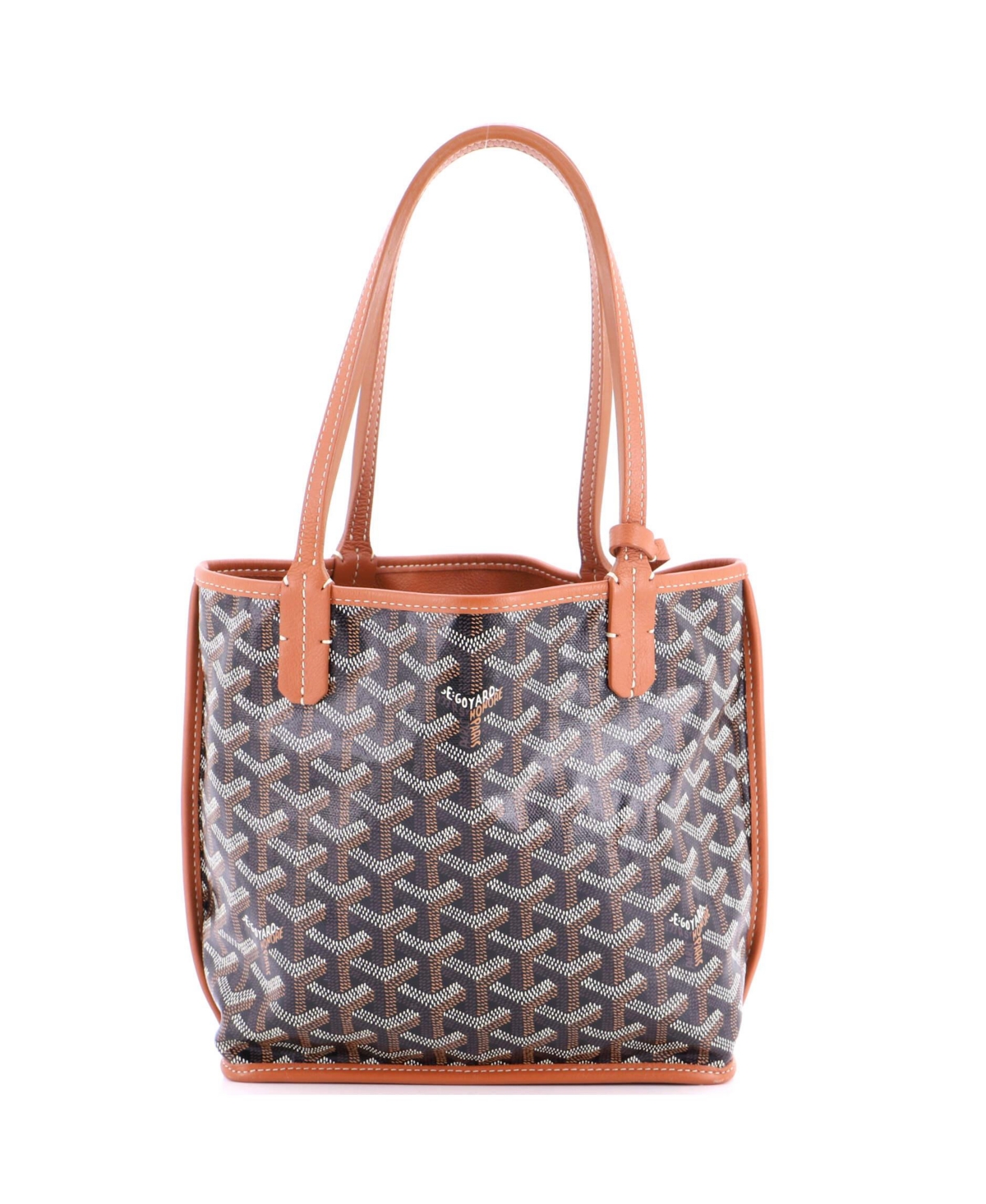 Click here for Pre-Owned Goyard Mini Anjou Reversible Tote Coated... prices