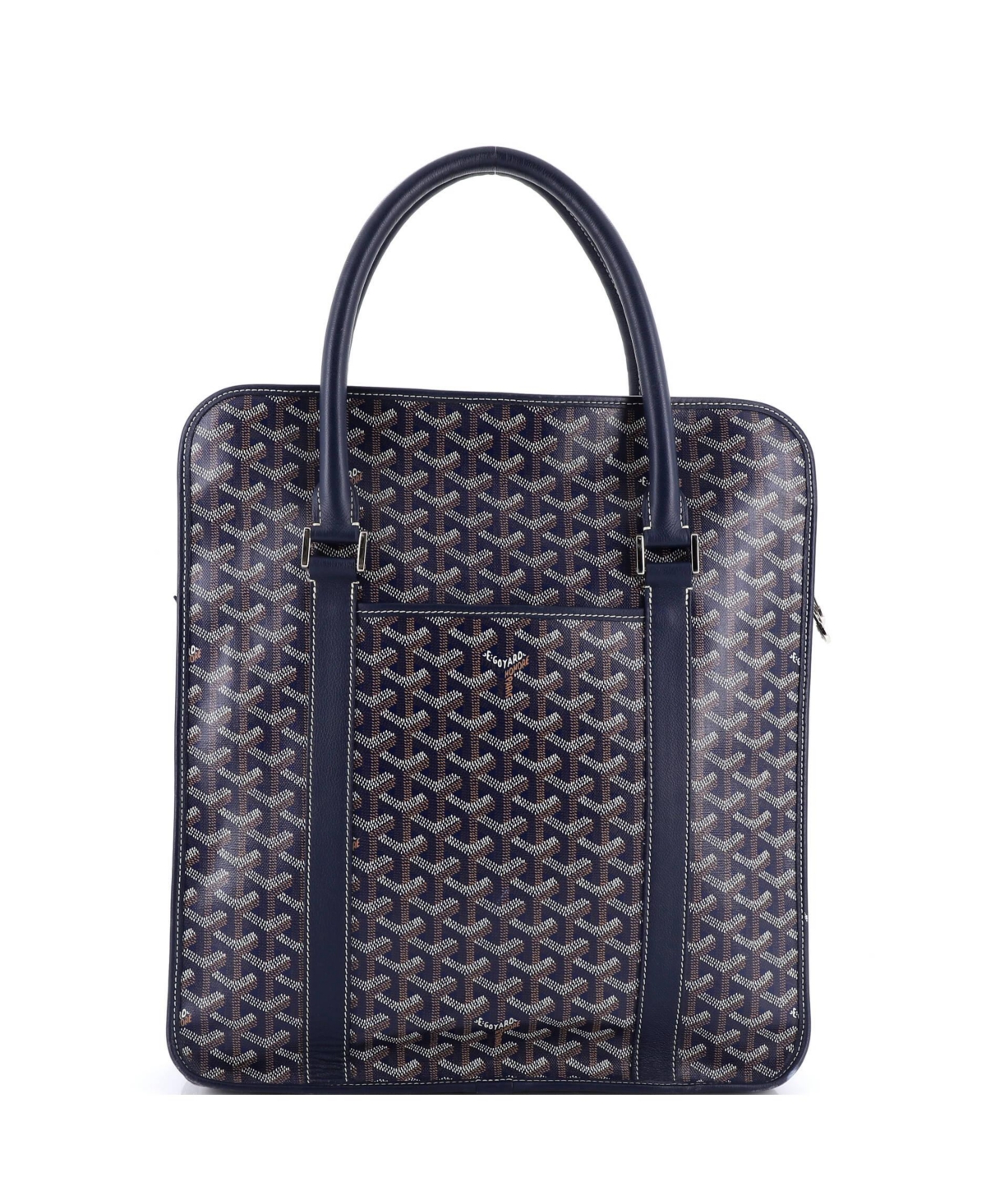Click here for Pre-Owned Goyard Bourgogne Bag Coated Canvas - Blu... prices