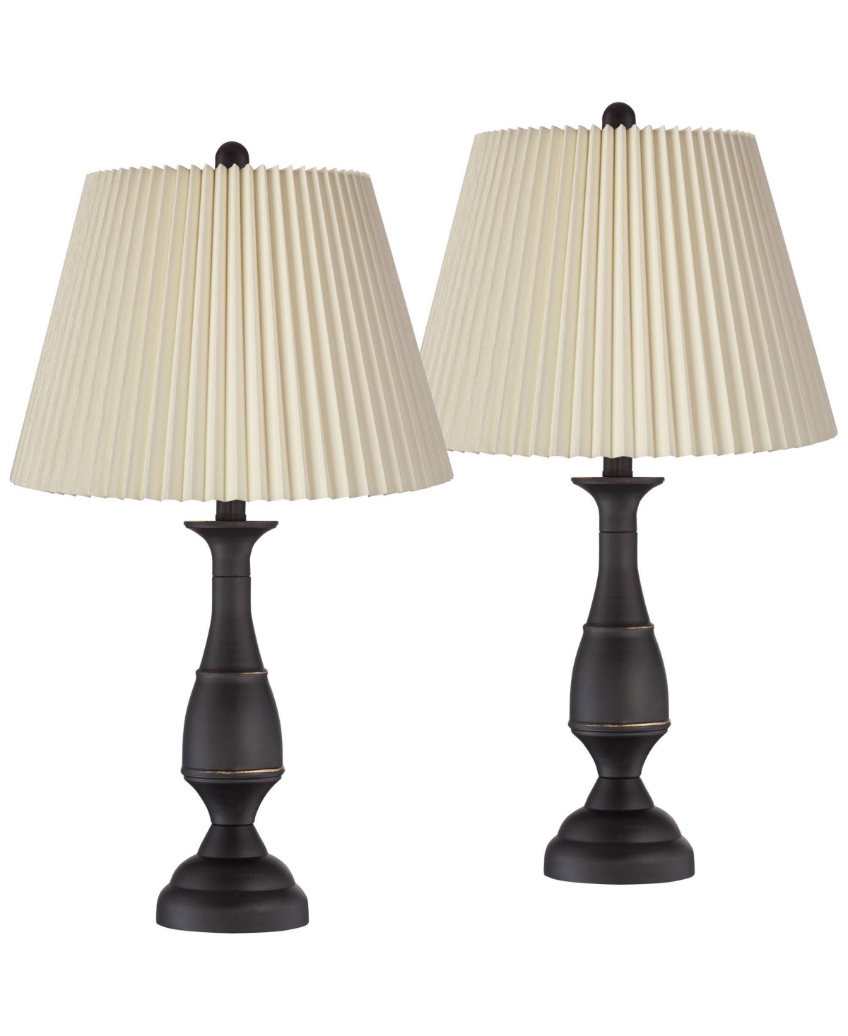 Click here for Regency Hill Ben Rustic Farmhouse Table Lamps 25 H... prices