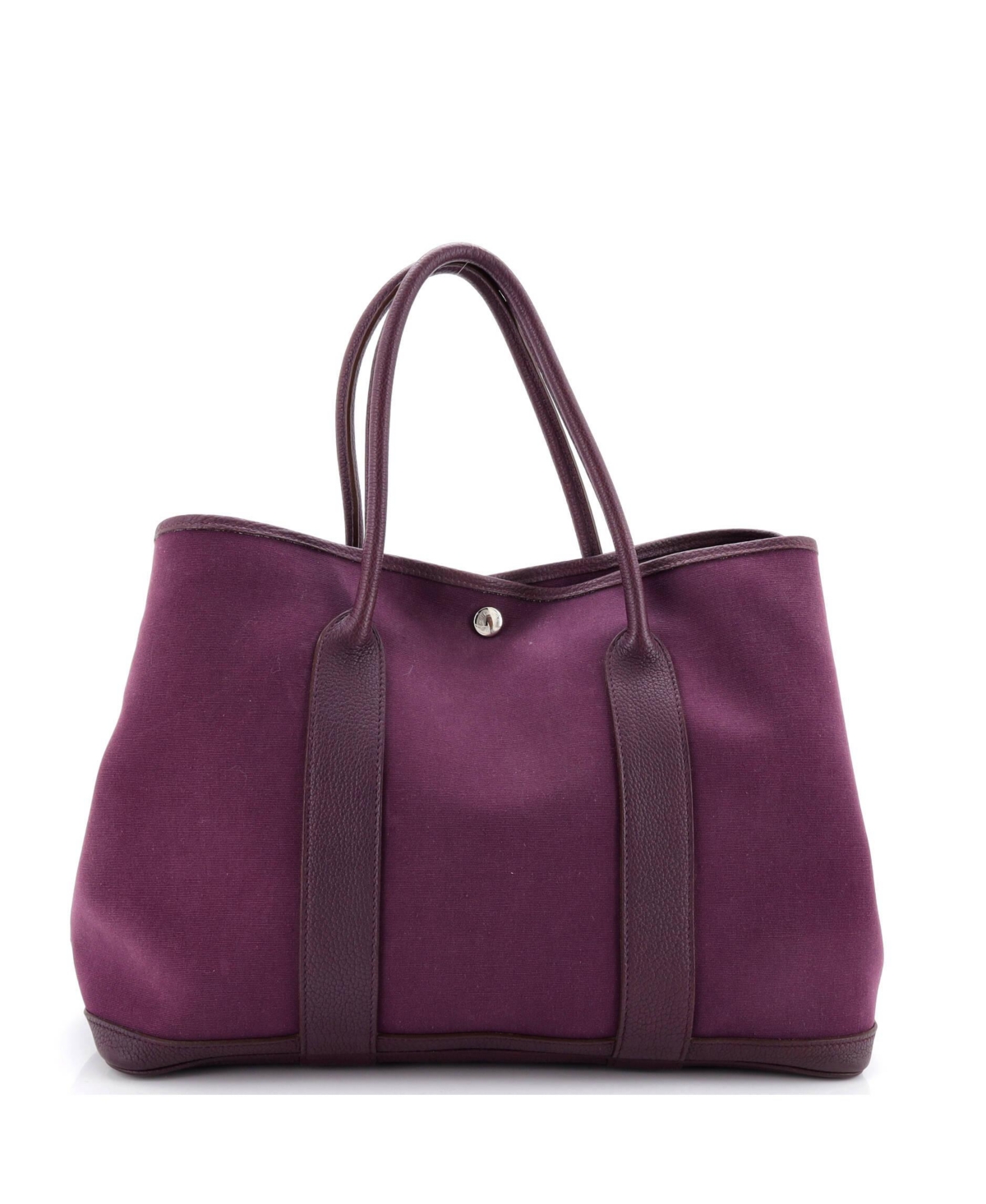 Click here for Pre-Owned HERMES 36 Garden Party Tote Toile and Le... prices