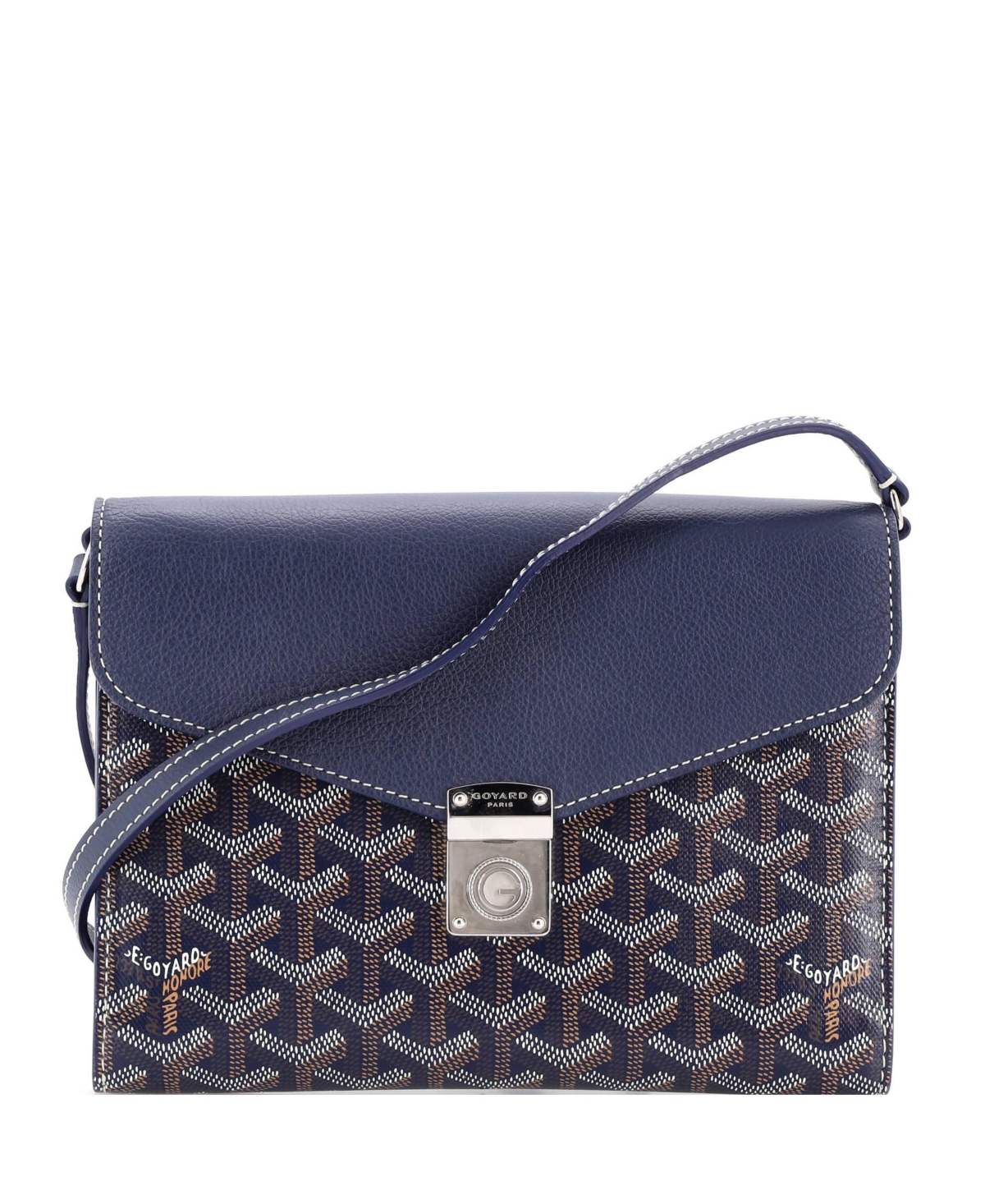 Click here for Pre-Owned Goyard Chypre Wallet on Strap Coated Can... prices