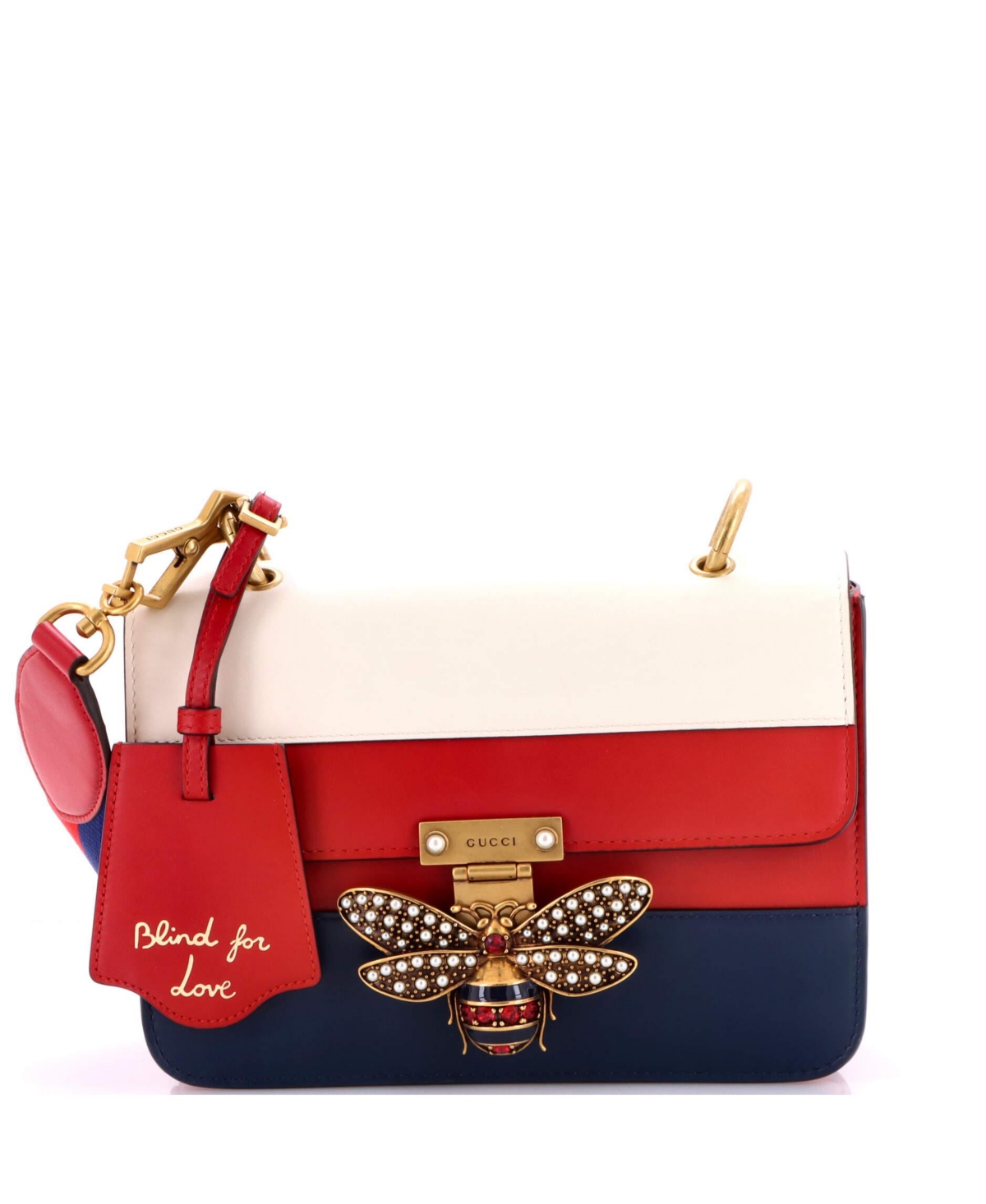 Click here for Pre-Owned Gucci Medium Queen Margaret Flap Bag Col... prices
