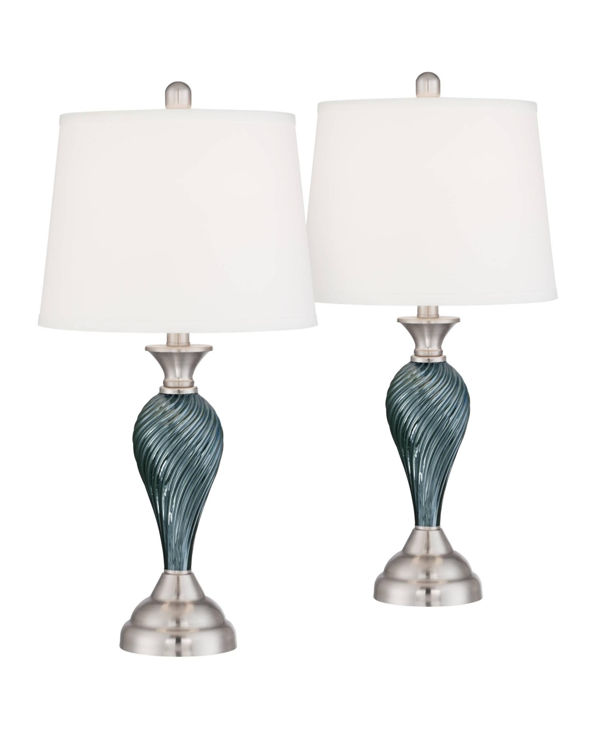 Click here for Regency Hill Arden Coastal Table Lamps 25 High Set... prices
