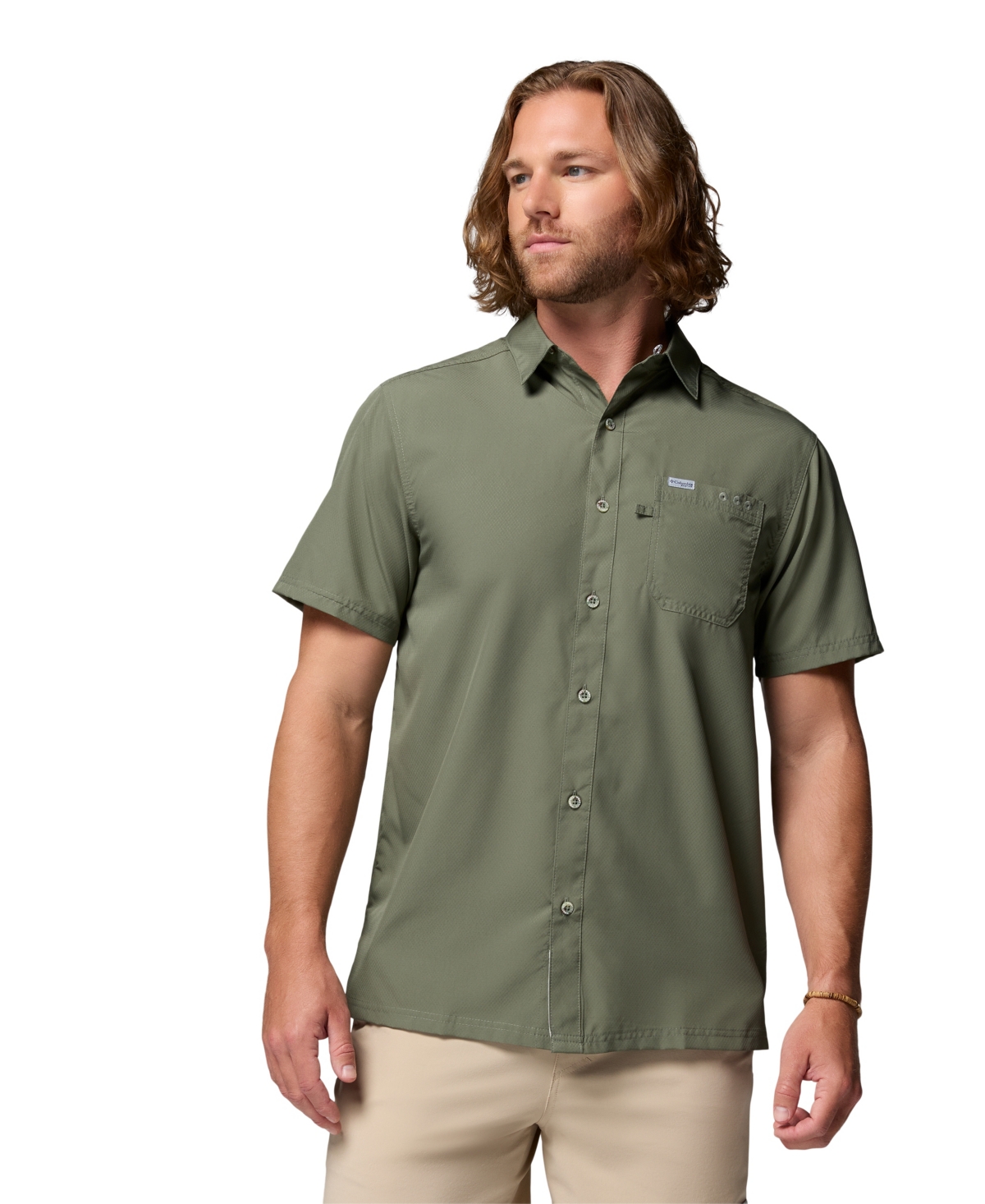 Click here for Columbia Mens Slack Tide Camp Shirt - Cypress prices