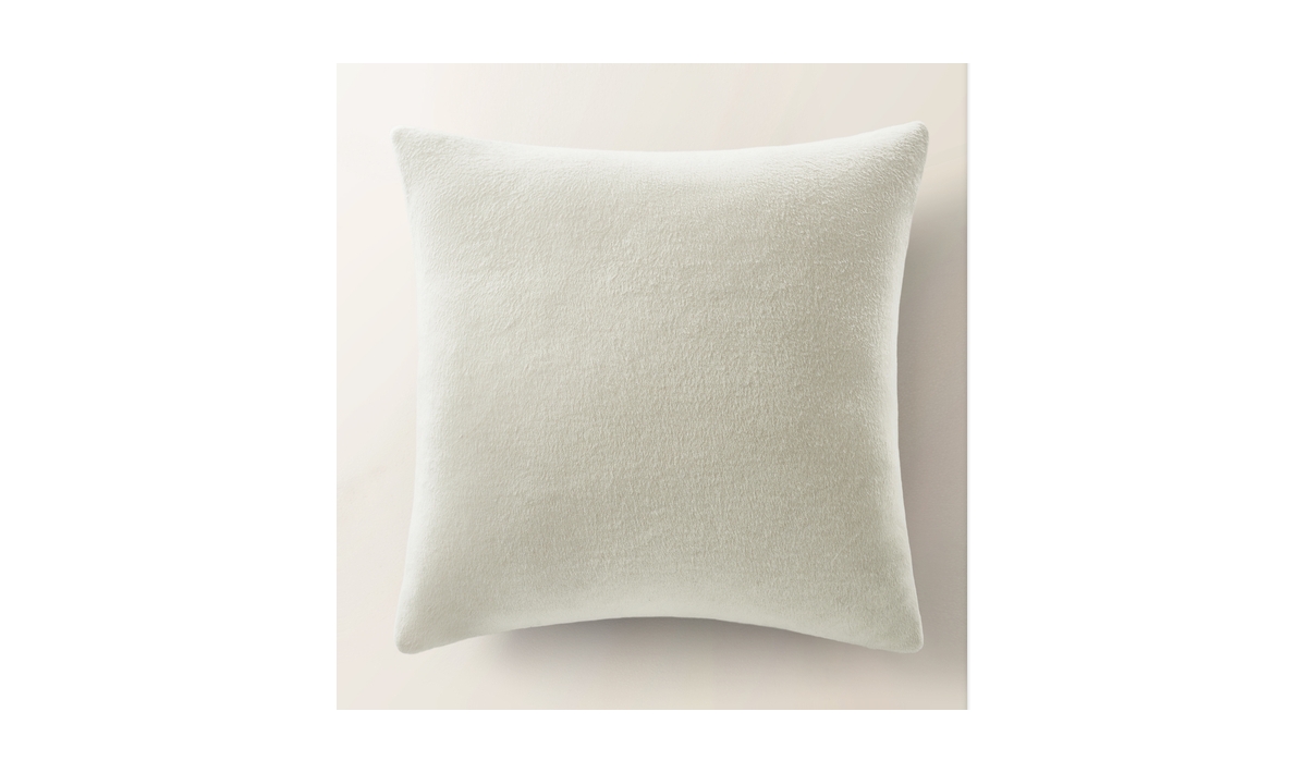 Click here for Z Gallerie Maeve Felted Wool Pillow - White prices