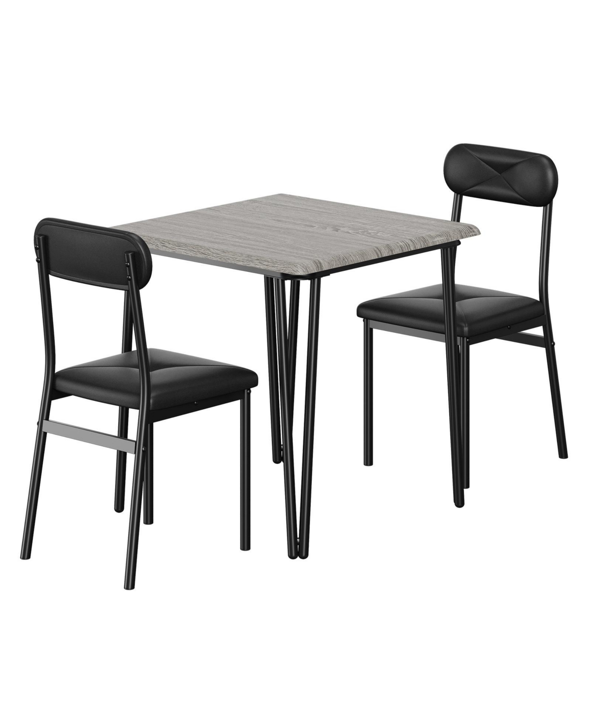 Click here for gaomon 2-Person Compact Modern Dining Table Set wi... prices