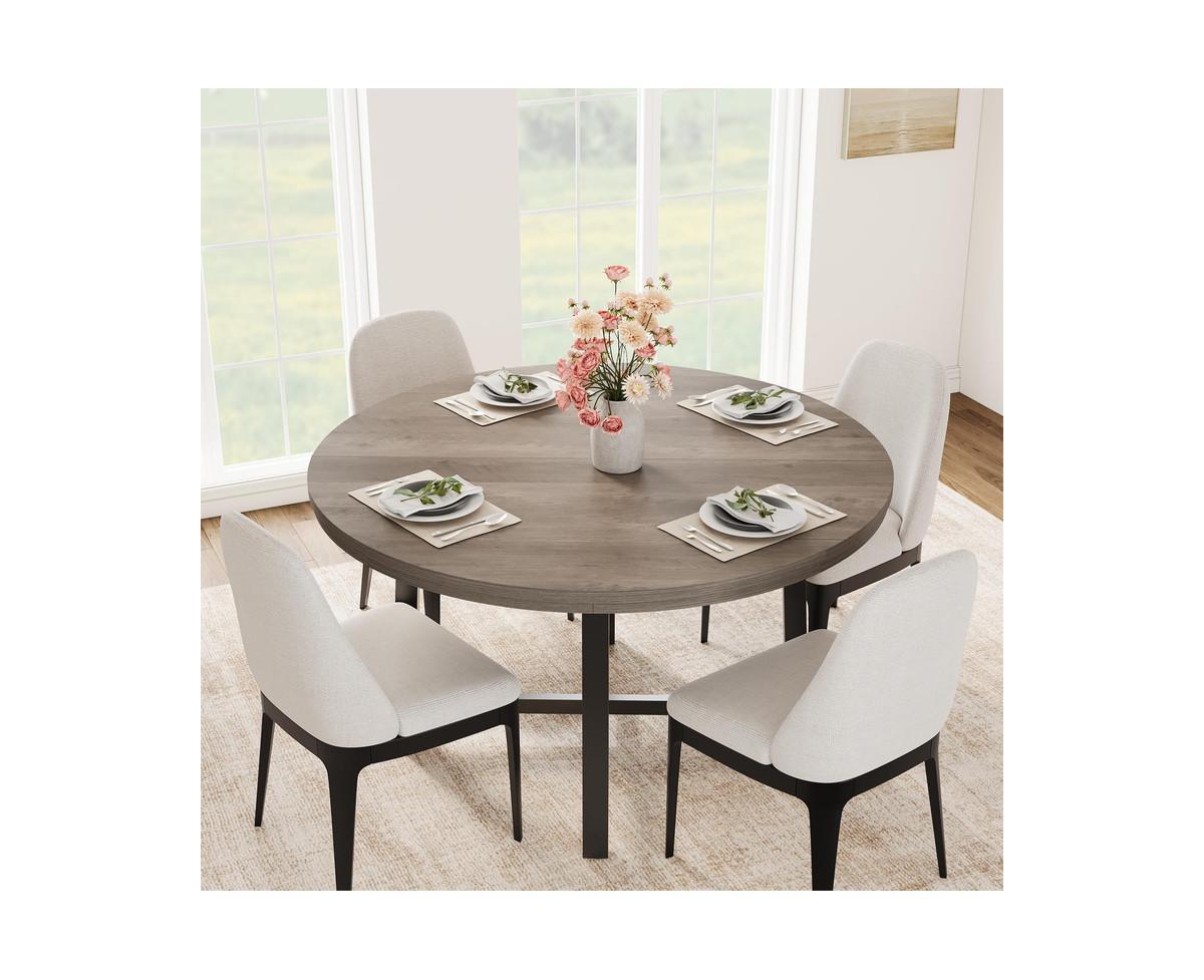 Click here for gaomon 4-Person Space-Saving Round Dining Table wi... prices