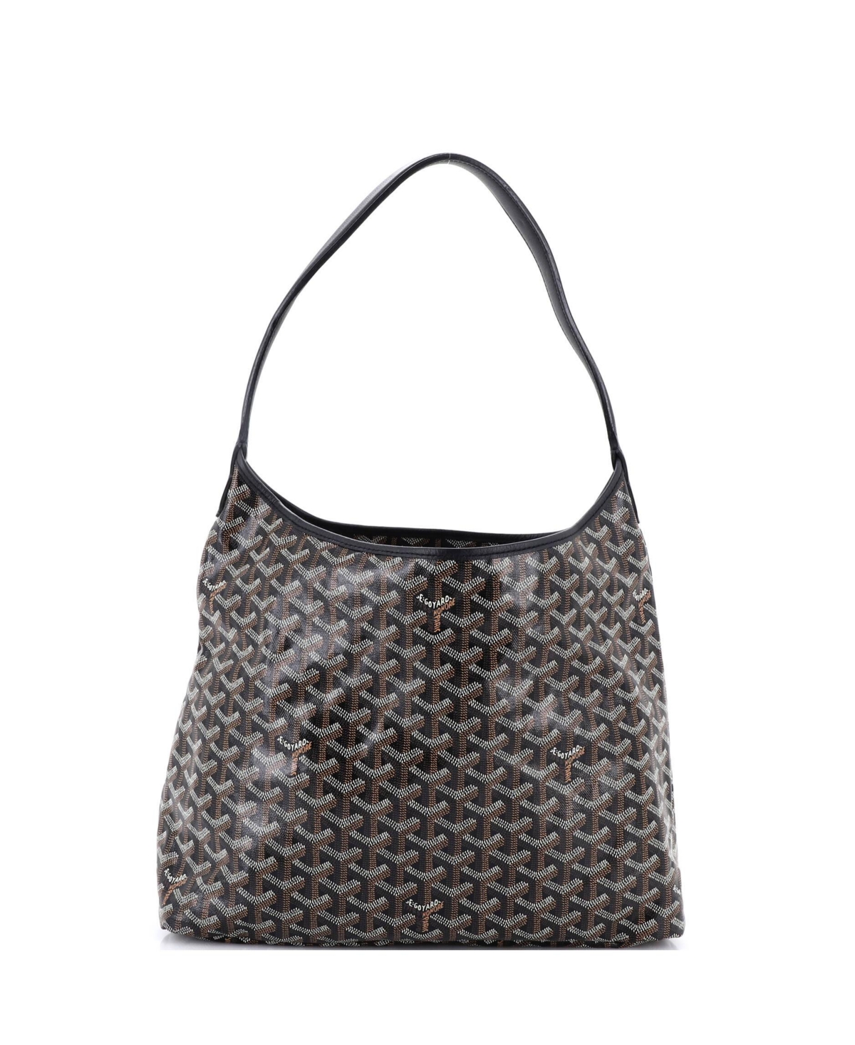Click here for Pre-Owned Goyard Boheme Hobo Coated Canvas - Black prices