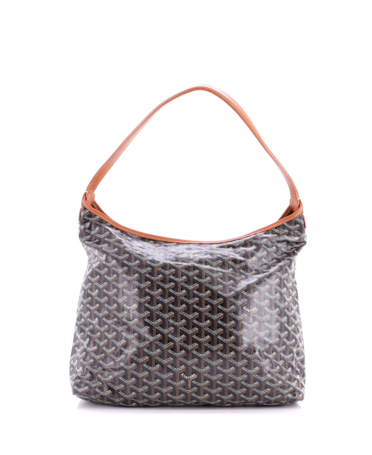 Click here for Pre-Owned Goyard Boheme Hobo Coated Canvas - Brown prices