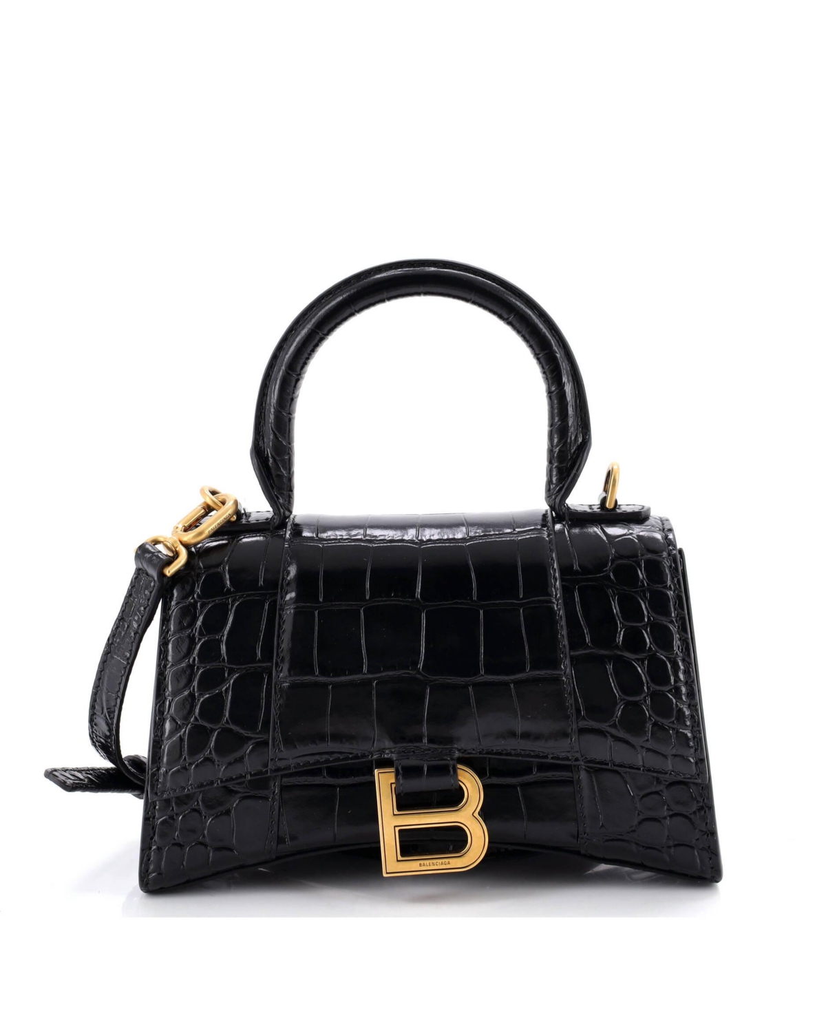 Click here for Pre-Owned Balenciaga Xs Hourglass Top Handle Bag E... prices