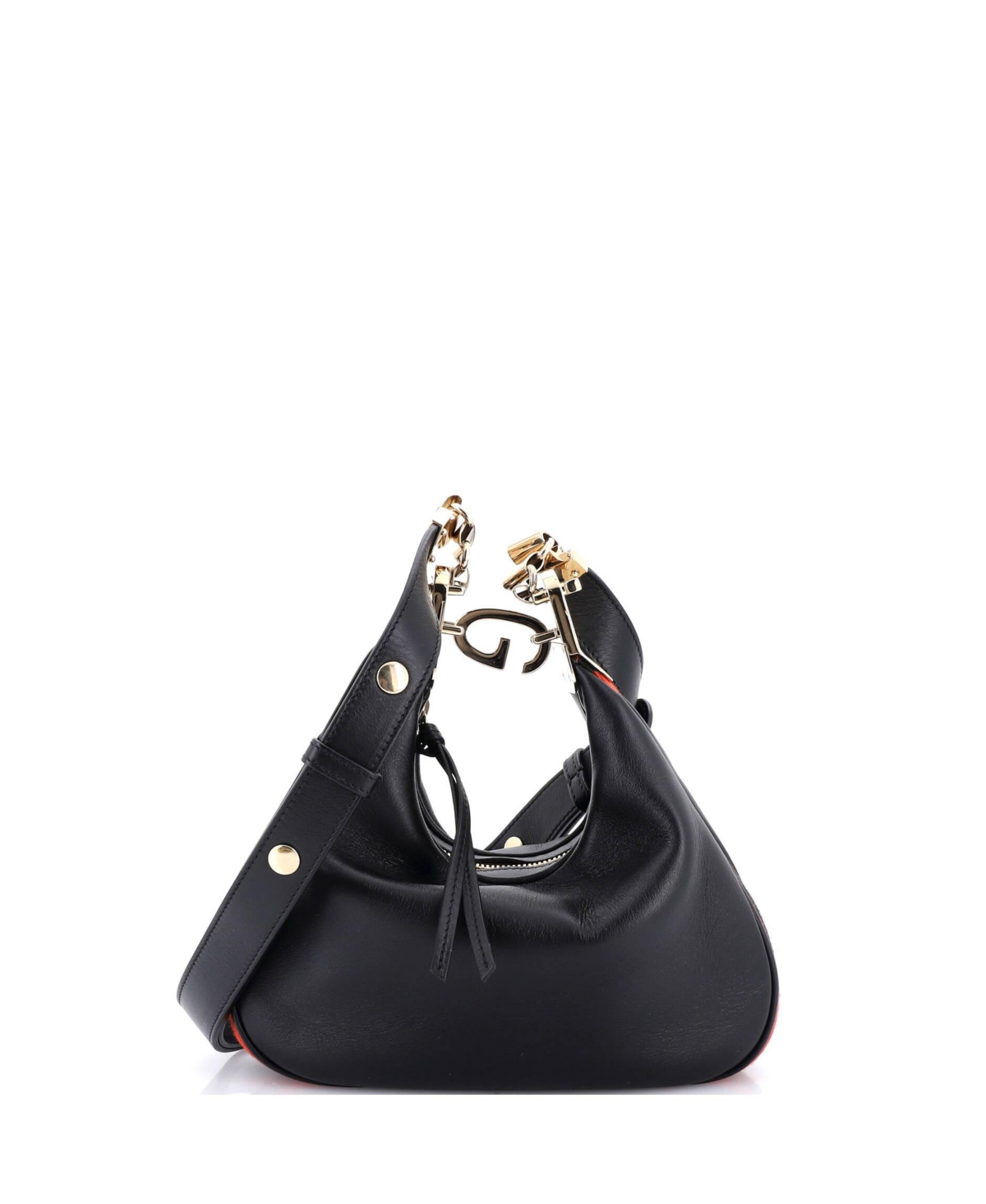 Click here for Pre-Owned Gucci Small Attache Shoulder Bag Leather... prices