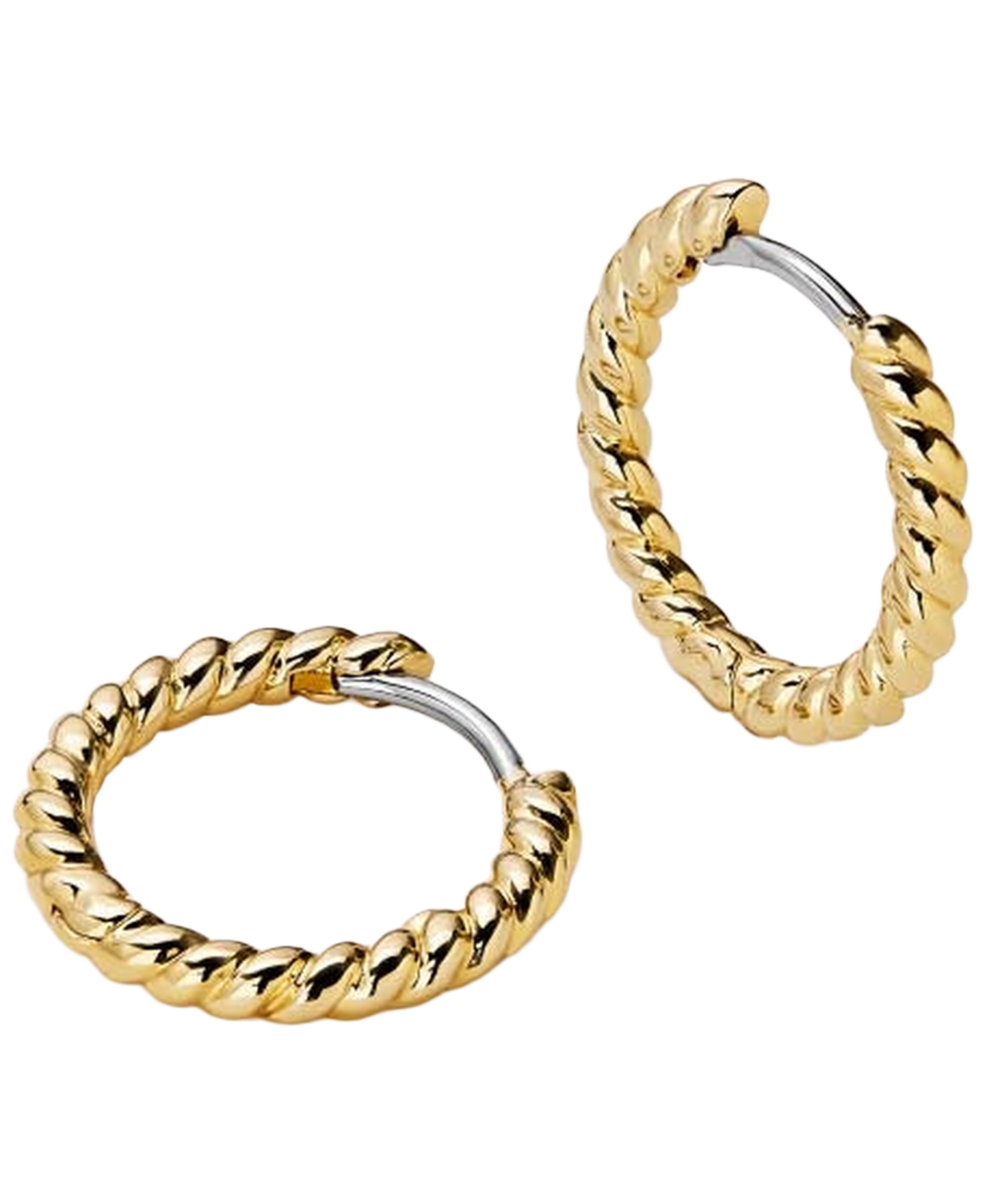 Click here for Ana Luisa Gold Twist Huggie Hoop Earrings - Gold prices