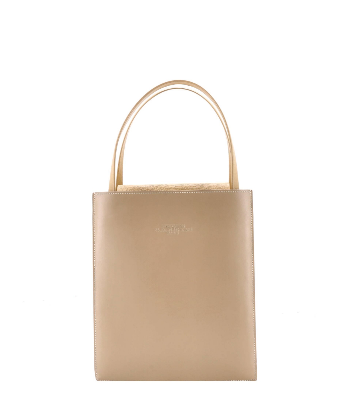 Click here for Pre-Owned HERMES Mm Lucy Tote Leather - Natural prices