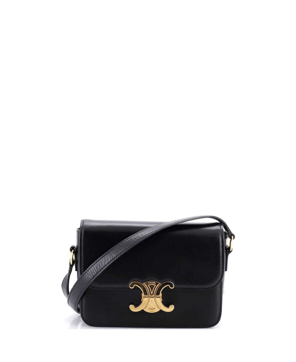 Click here for Pre-Owned Celine Teen Triomphe Shoulder Bag Smooth... prices