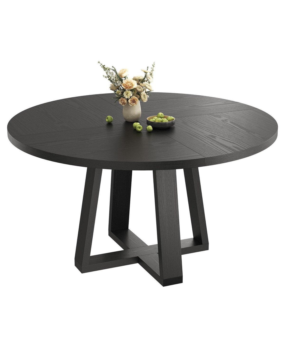 Click here for gaomon 4-6 Person Round Farmhouse Dining Table wit... prices