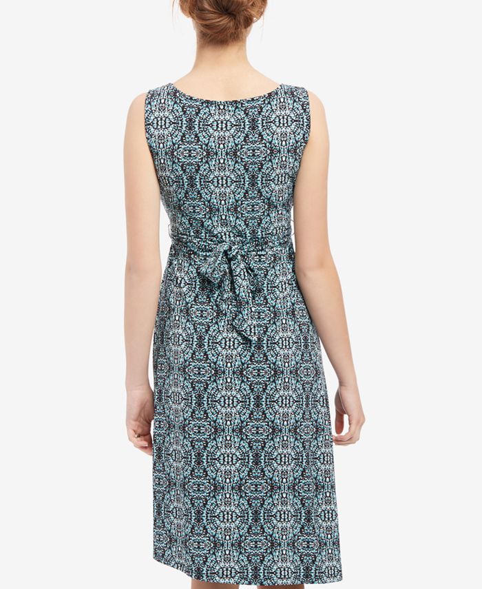 Motherhood Maternity Printed Handkerchief-Hem Dress - Macy's