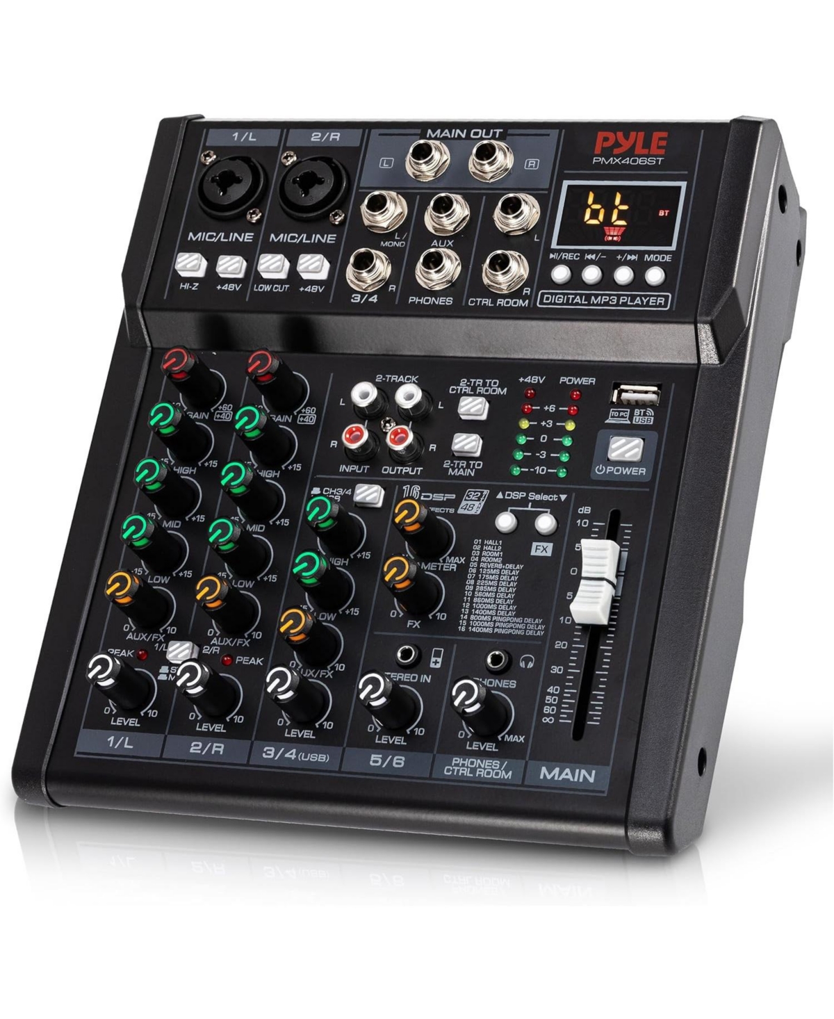 Click here for Pyle 6-Channel Bluetooth Studio Mixer with Dsp Eff... prices