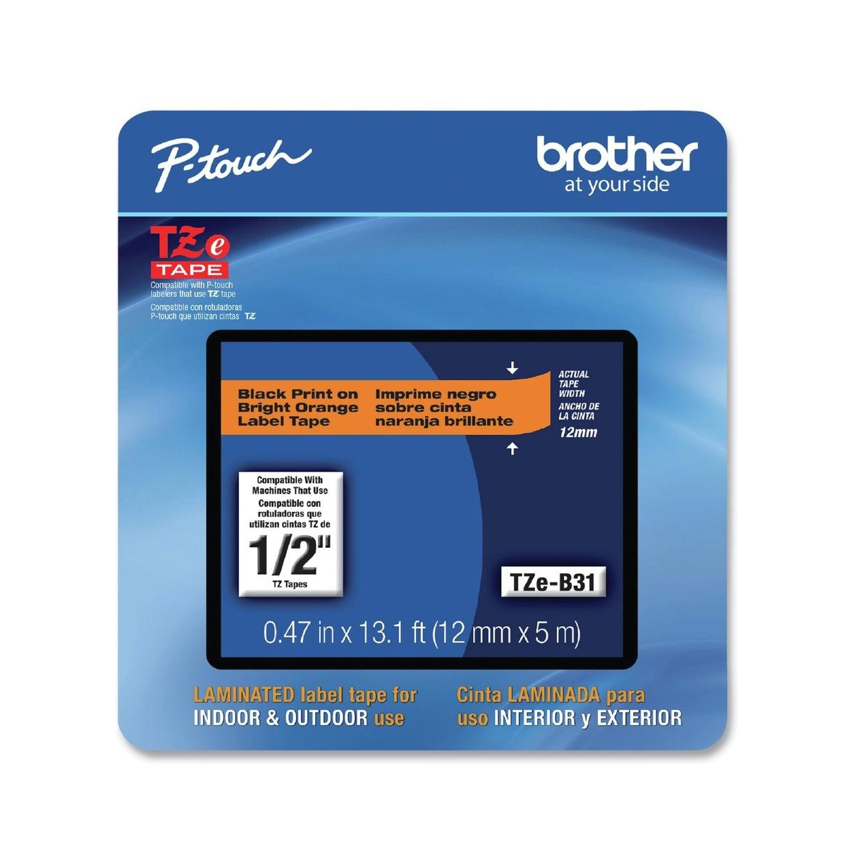 Click here for Brother P-Touch TZEB31CS 0.47 in. x 26.2 ft. TZe L... prices