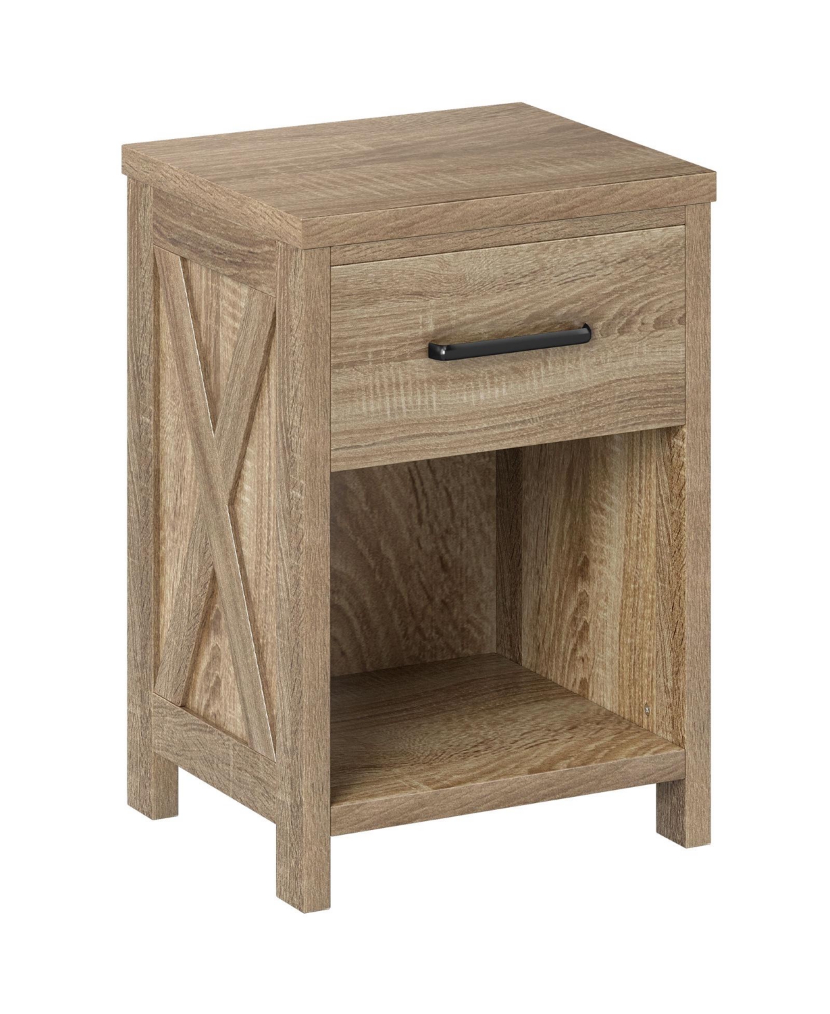 Click here for sumyeg Nightstand with Drawer and Shelf - Solid prices