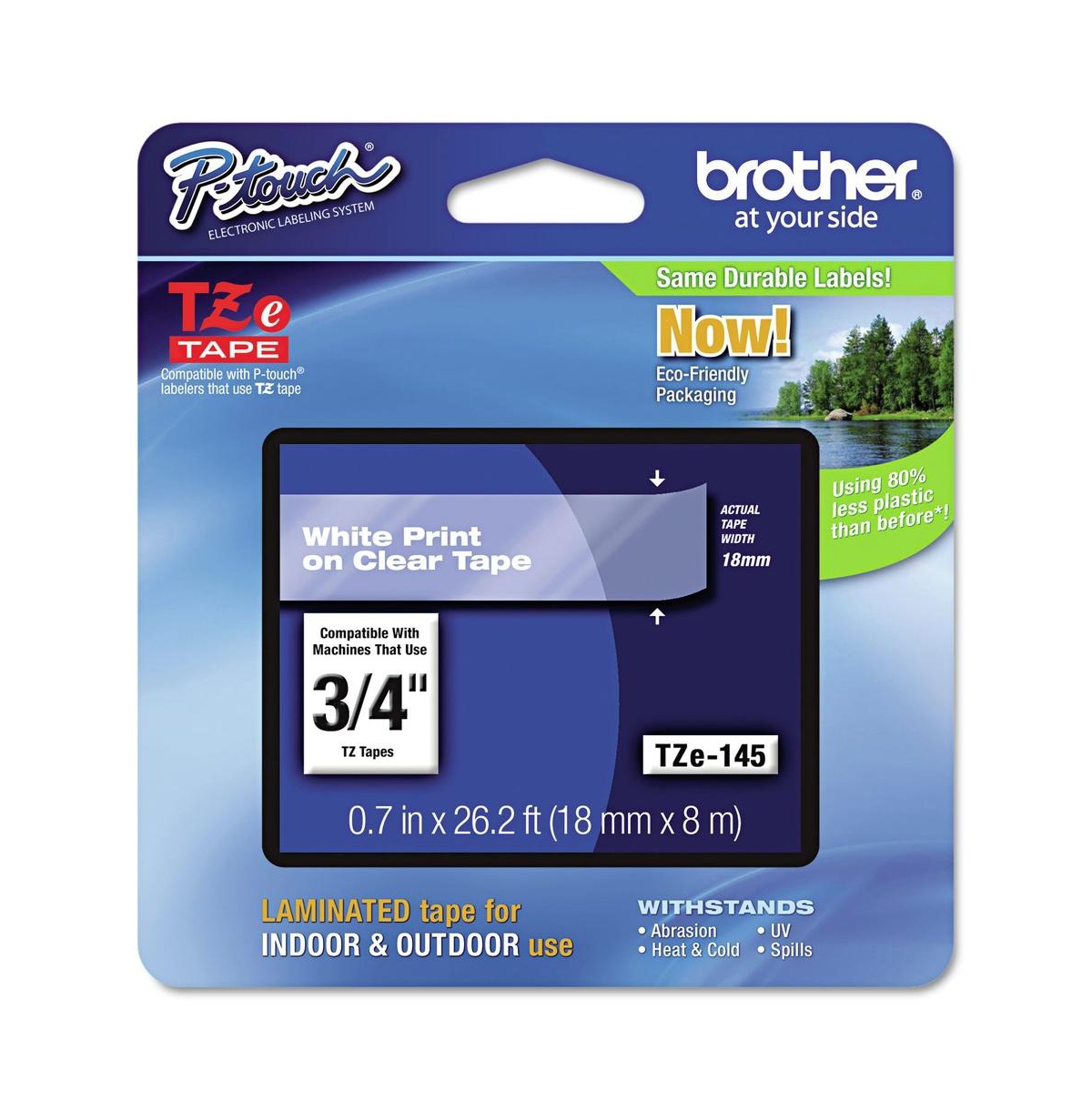 Click here for Brother P-Touch TZE145 TZe 0.7 in. x 26.2 ft. Stan... prices