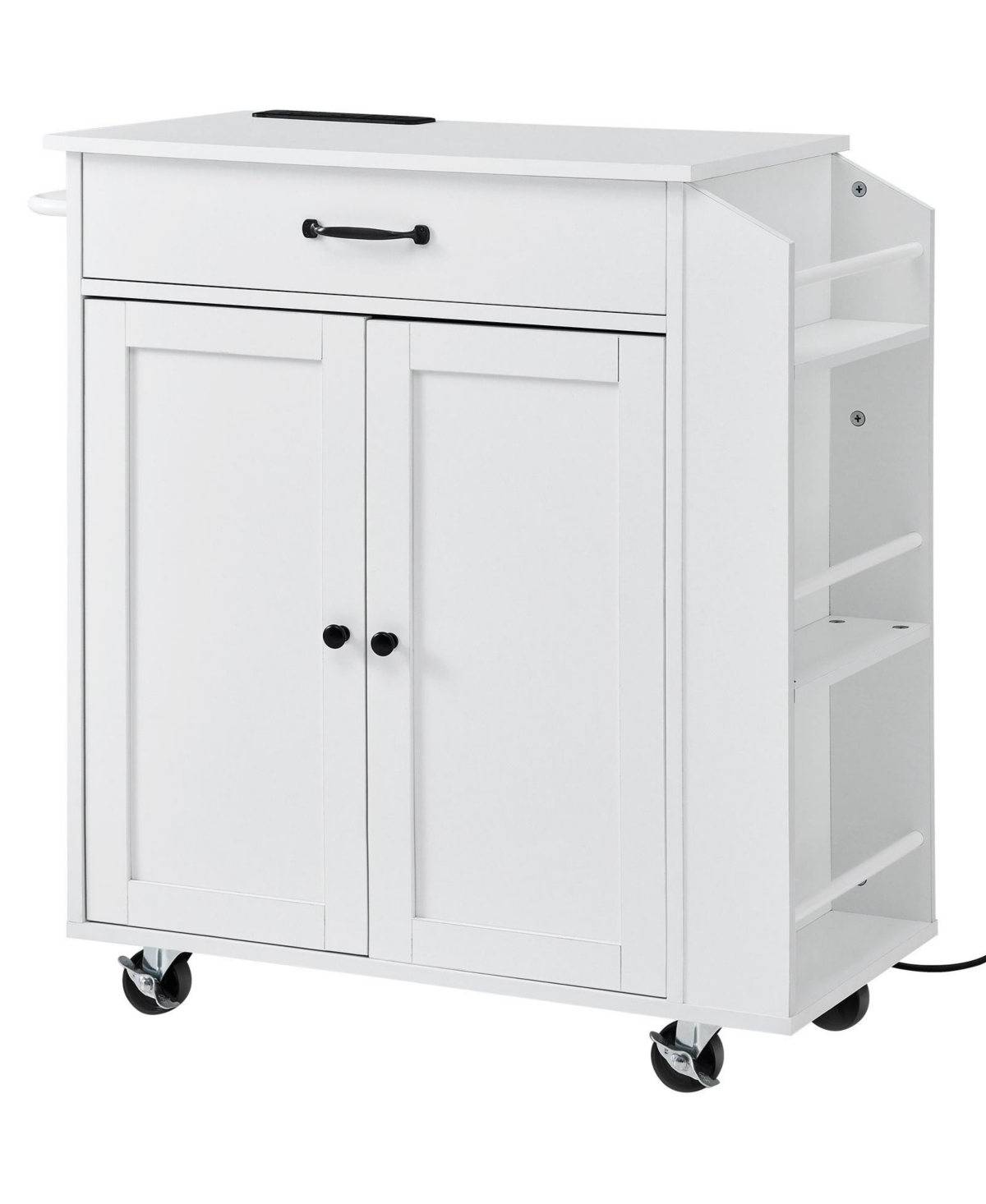 Click here for Gouun 32 in Rolling Kitchen Island Cart with Built... prices